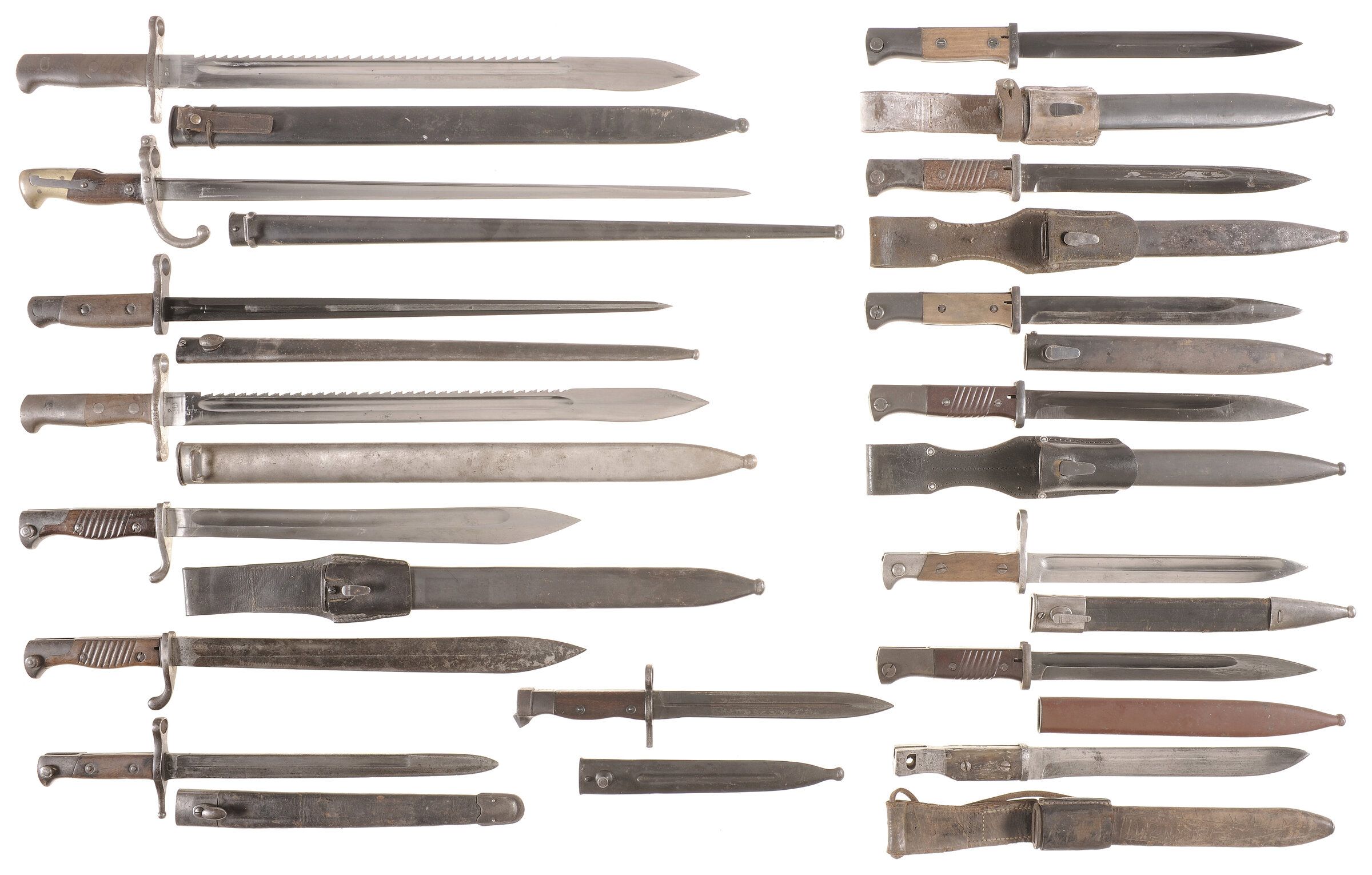 Fifteen European Bayonets | Rock Island Auction
