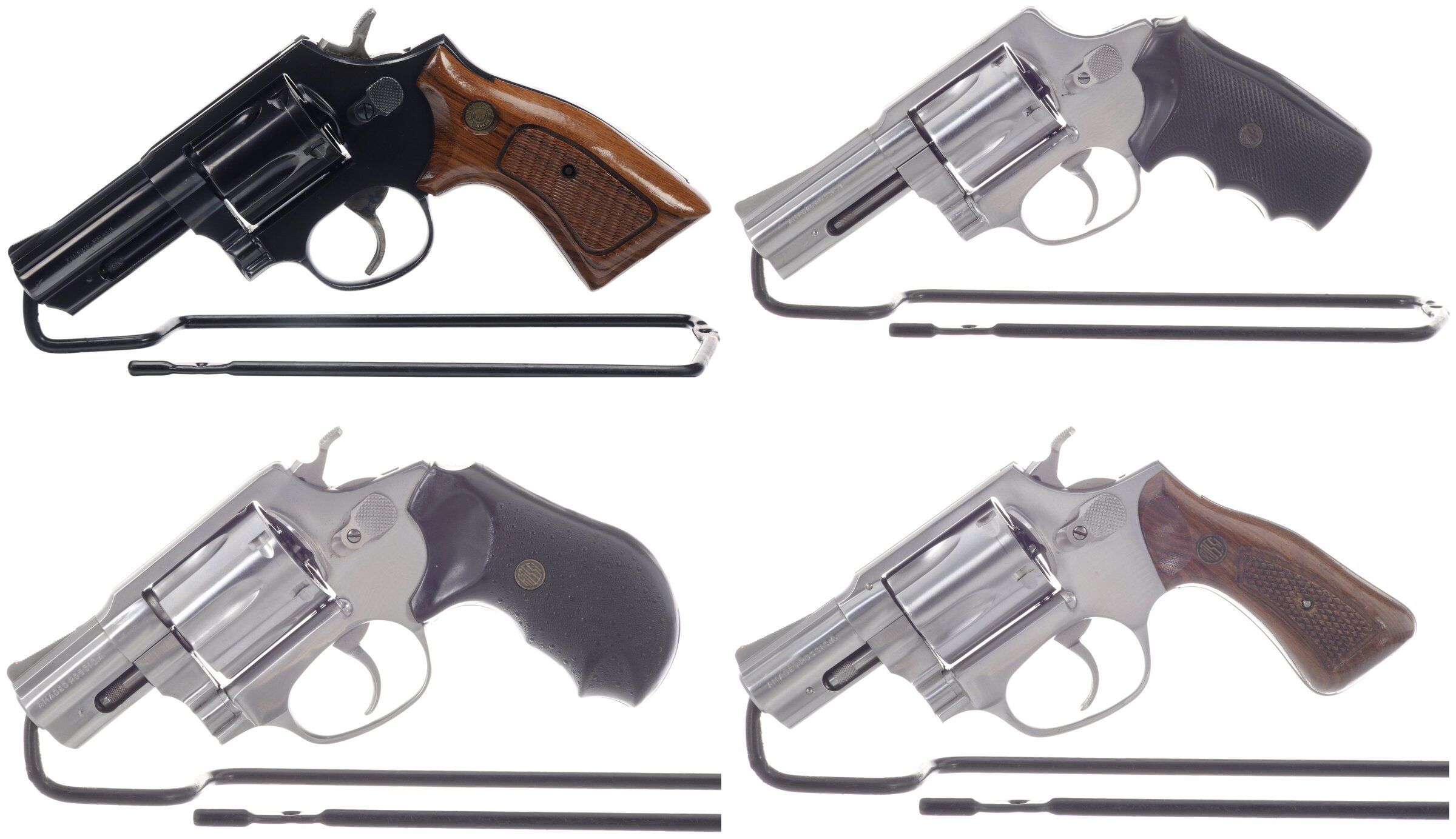 Four Brazilian Double Action Revolvers | Rock Island Auction