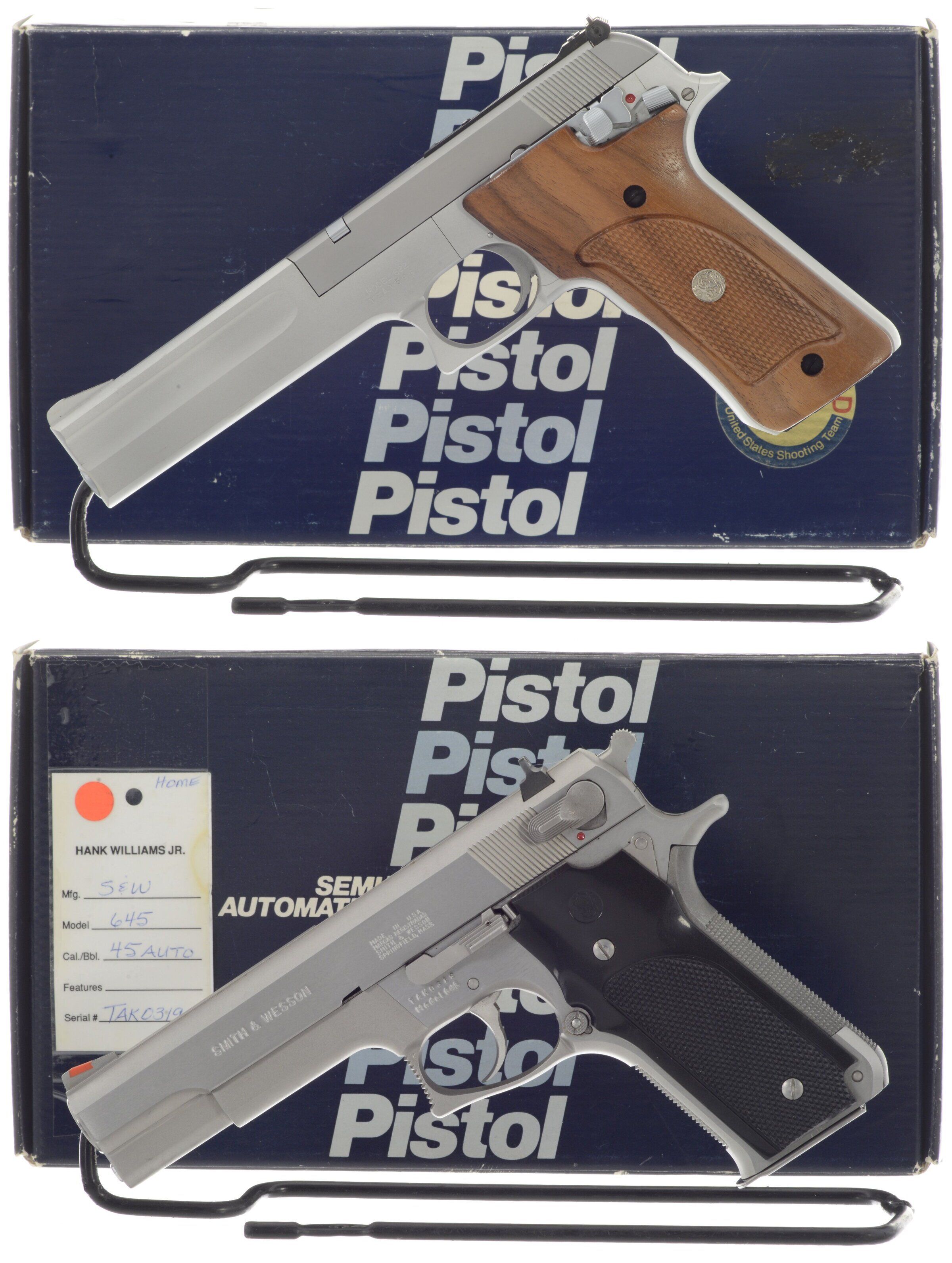 Two Smith & Wesson Semi-Automatic Pistols with Boxes | Rock Island Auction