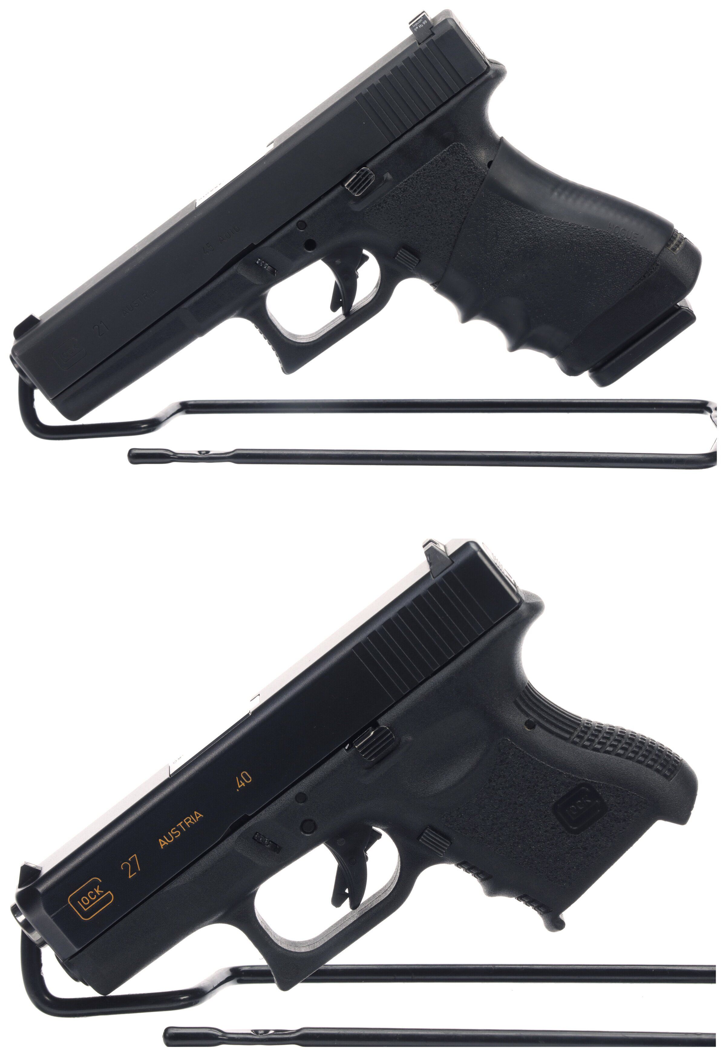 Two Glock Semi-Automatic Pistols | Rock Island Auction