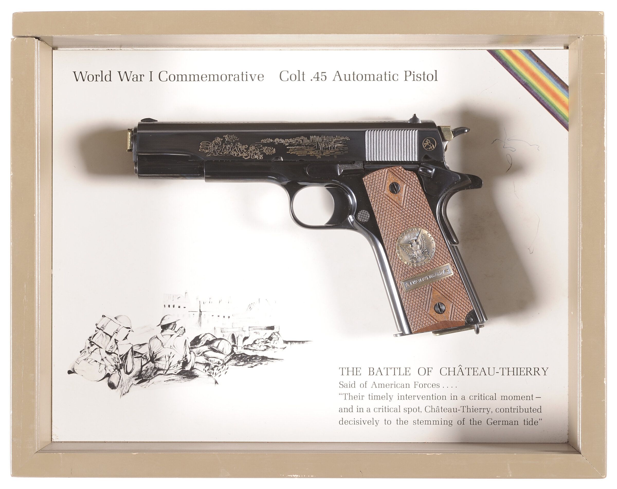 Colt Model 1911 World War I Chateau-Thierry Commemorative Pistol | Rock ...