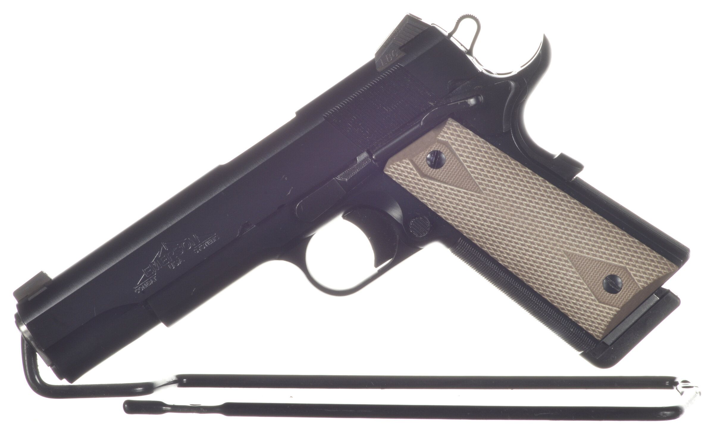 Les Baer Custom Emerson Combat Systems CQC-45 Pistol with Box | Rock ...