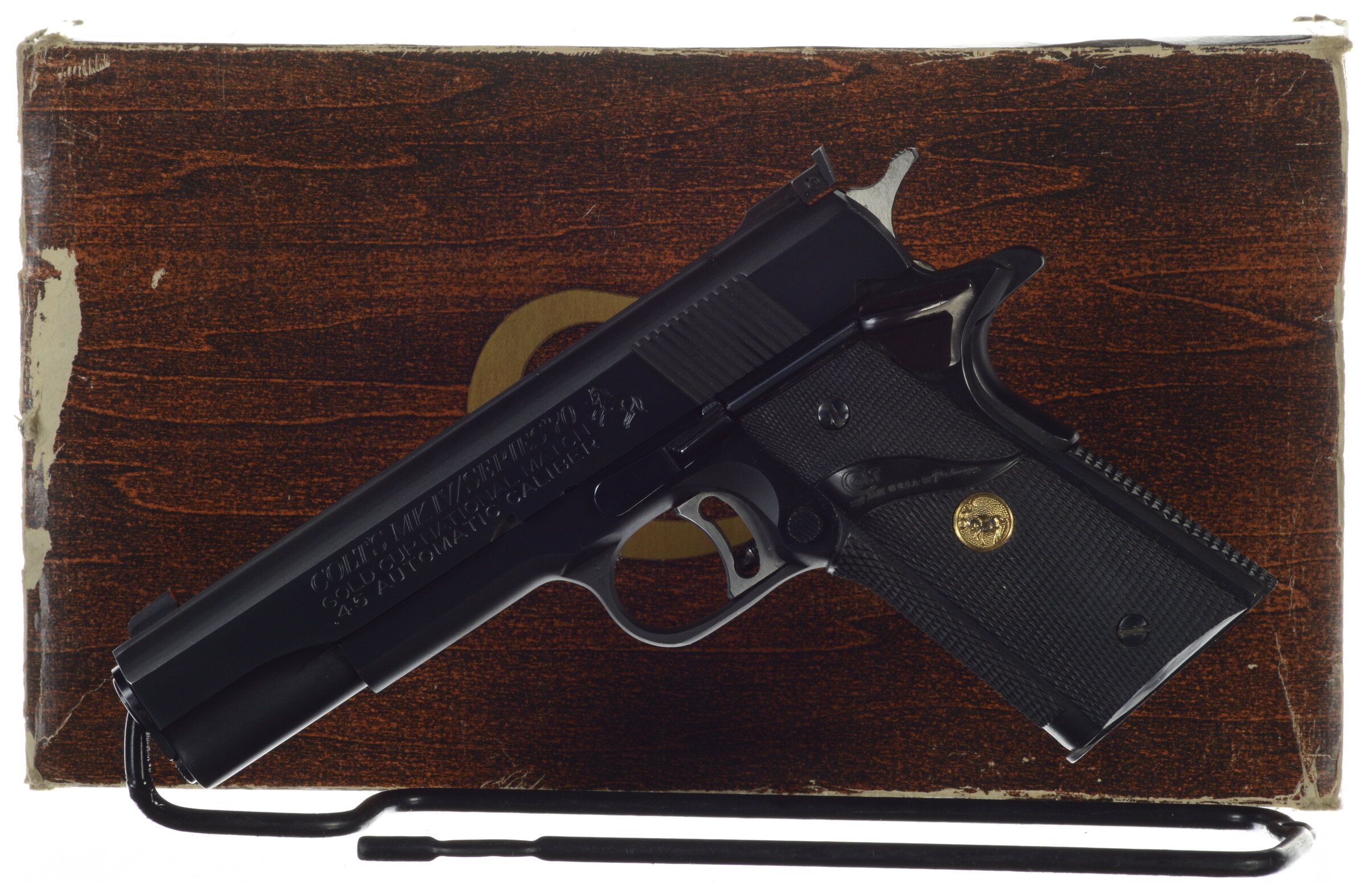 Colt MK IV Series 70 Gold Cup National Match Pistol with Box | Rock Island Auction