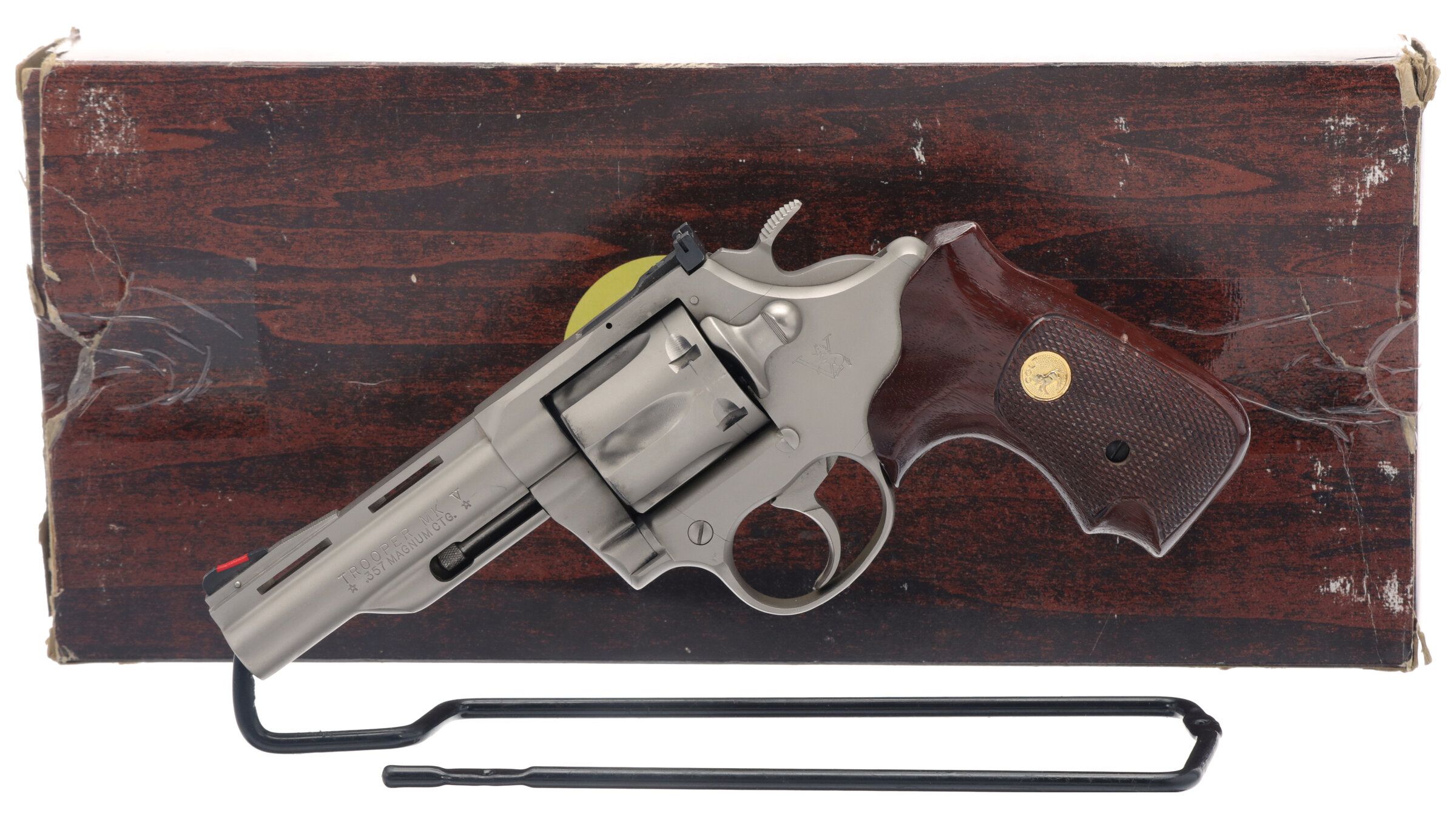 Colt Trooper MK V Double Action Revolver with Box | Rock Island Auction