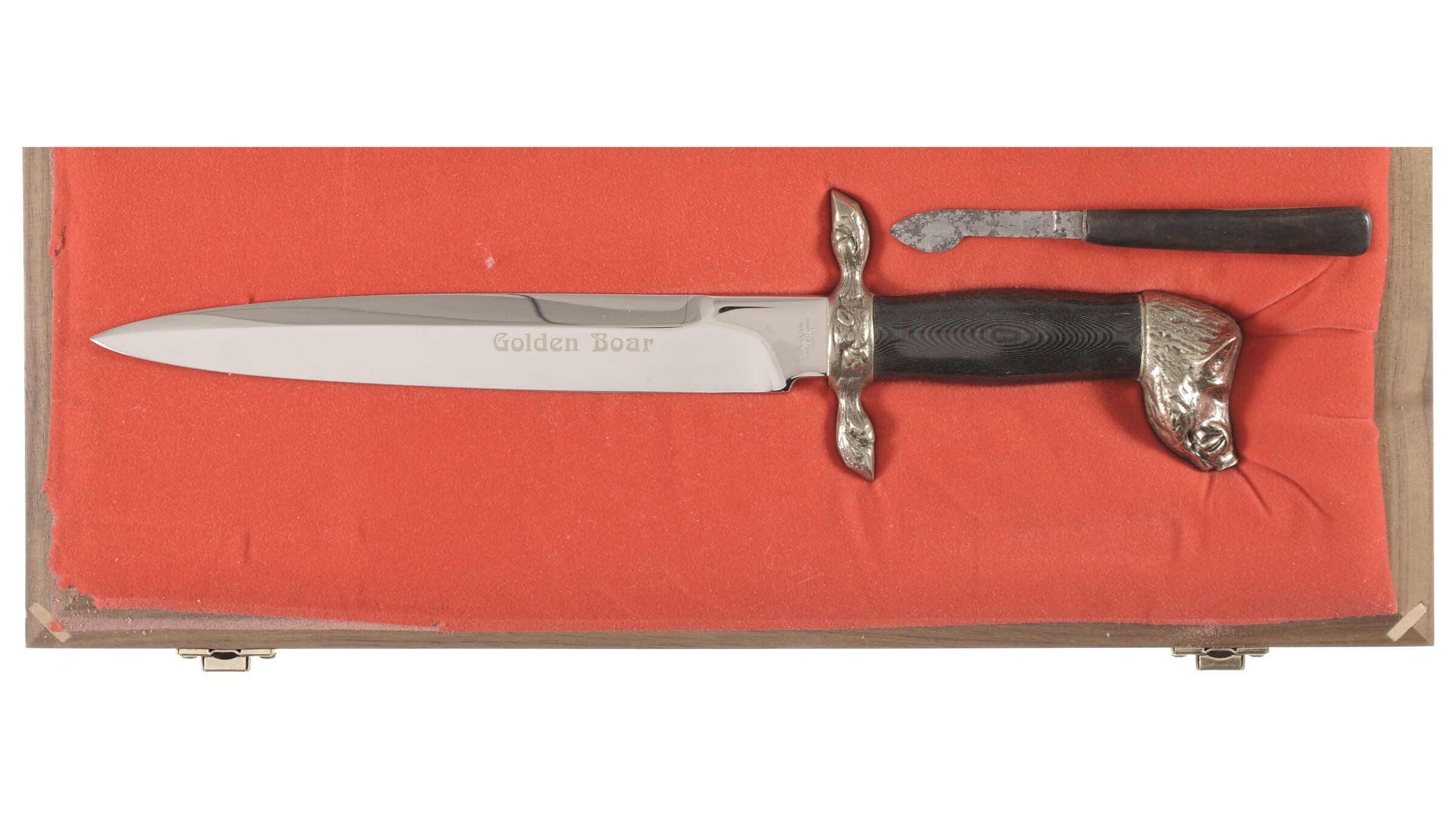 Kershaw "Golden Boar" Knife with Case | Rock Island Auction