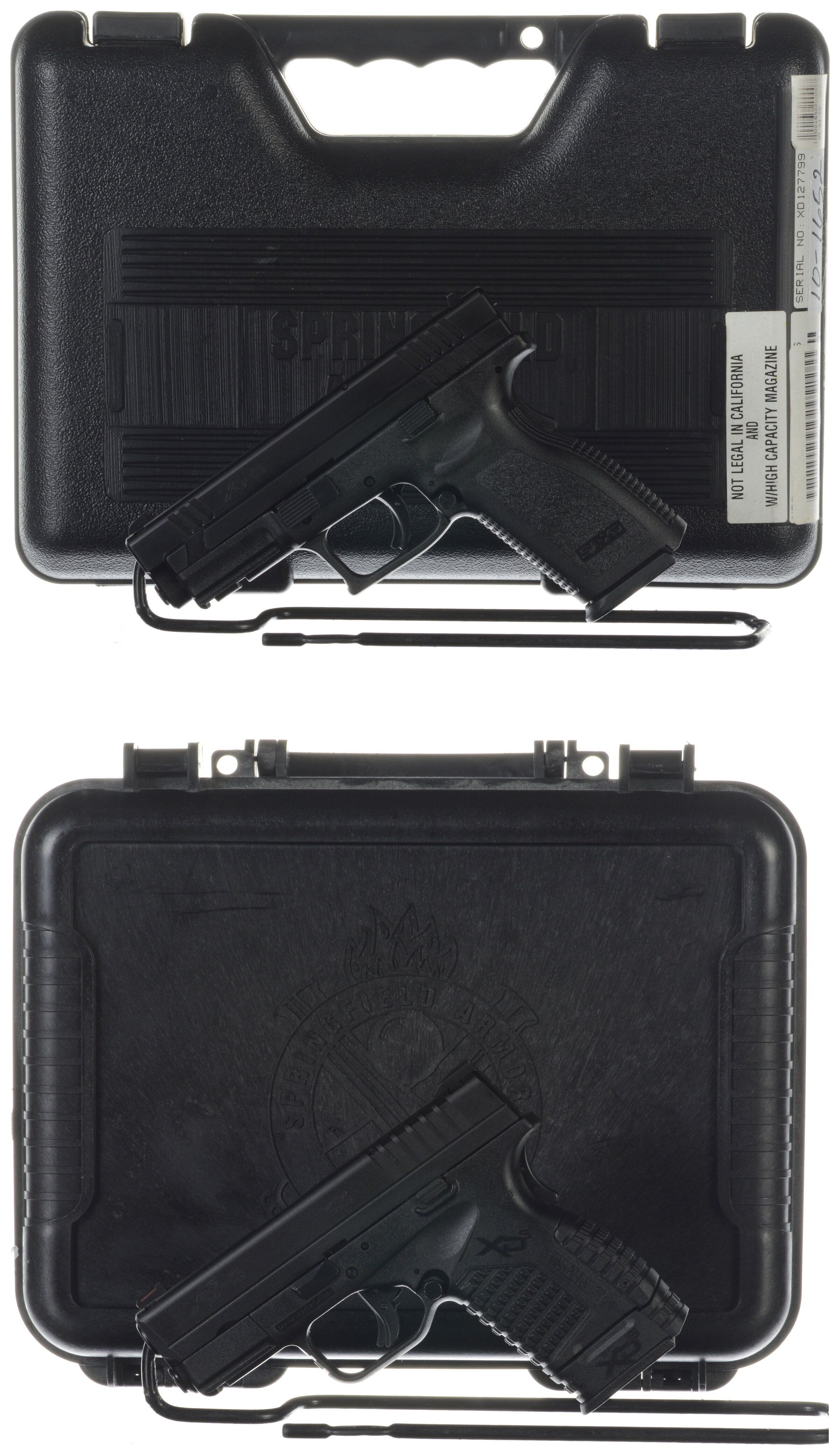 Two Springfield Armory Semi-Automatic Pistols with Cases | Rock Island ...