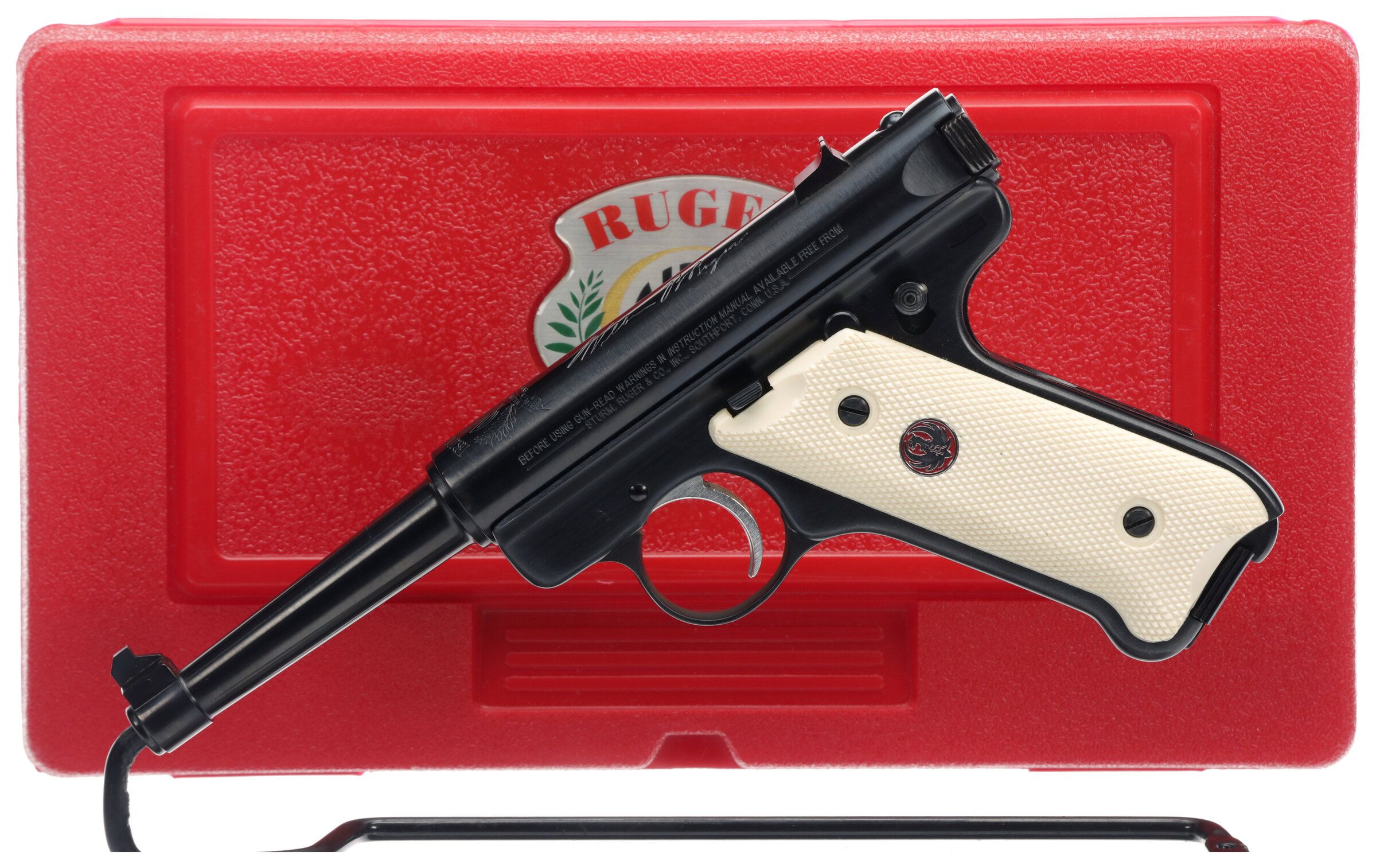Ruger Mark II NRA William B Ruger Endowment Pistol Rock Island Auction Ruger Mark II NRA William B Ruger Endowment Pistol Rock Island Auction