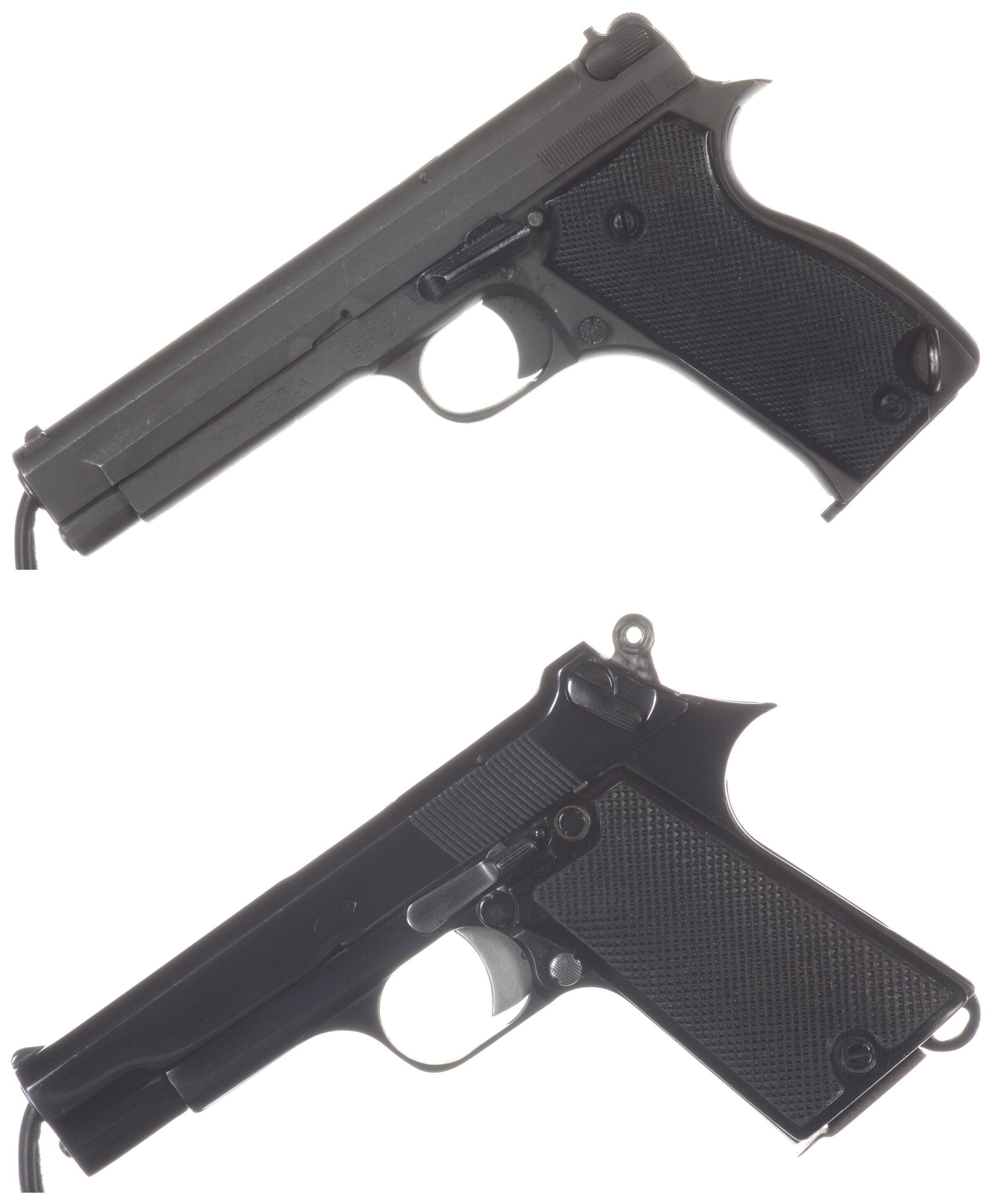 Two French SACM M1935 Semi-Automatic Pistols | Rock Island Auction