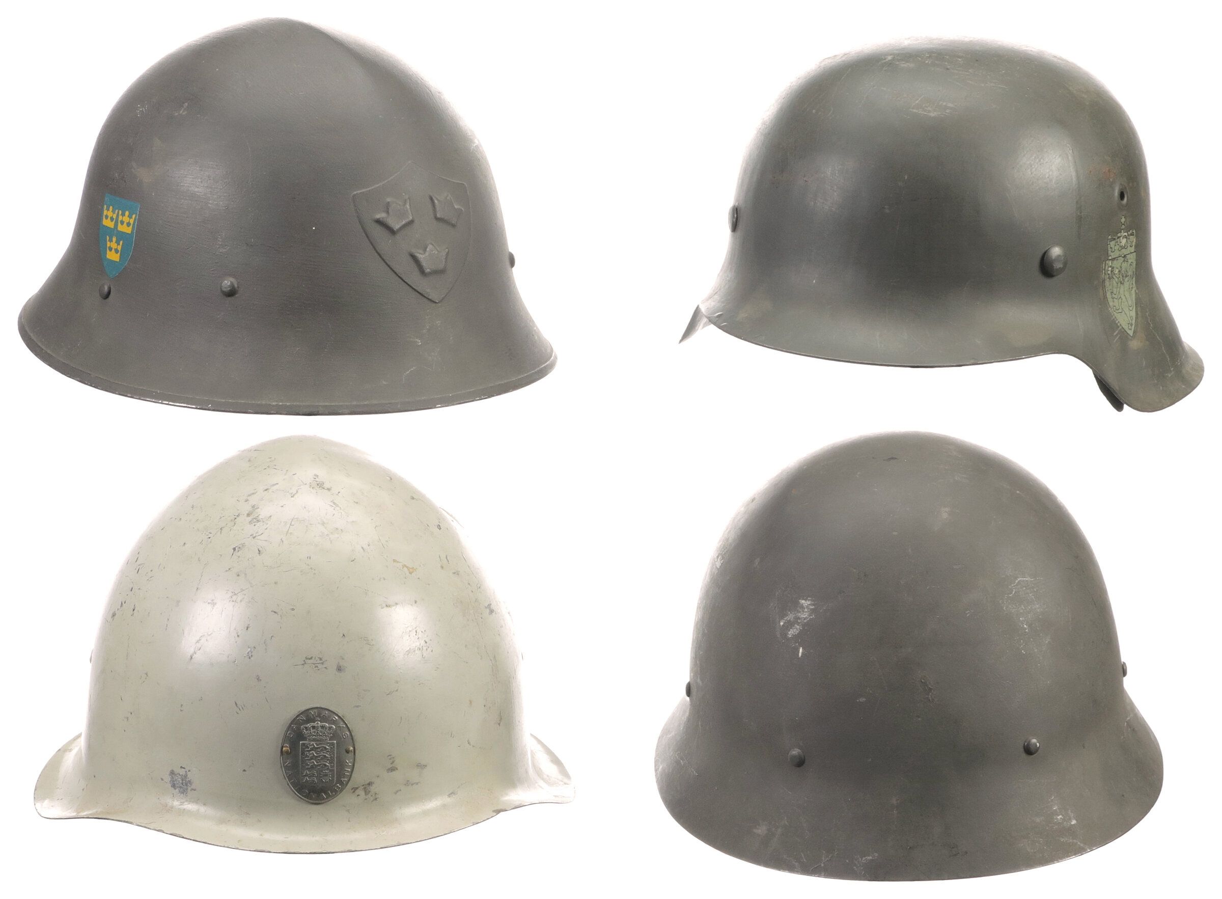 Four European Helmets | Rock Island Auction