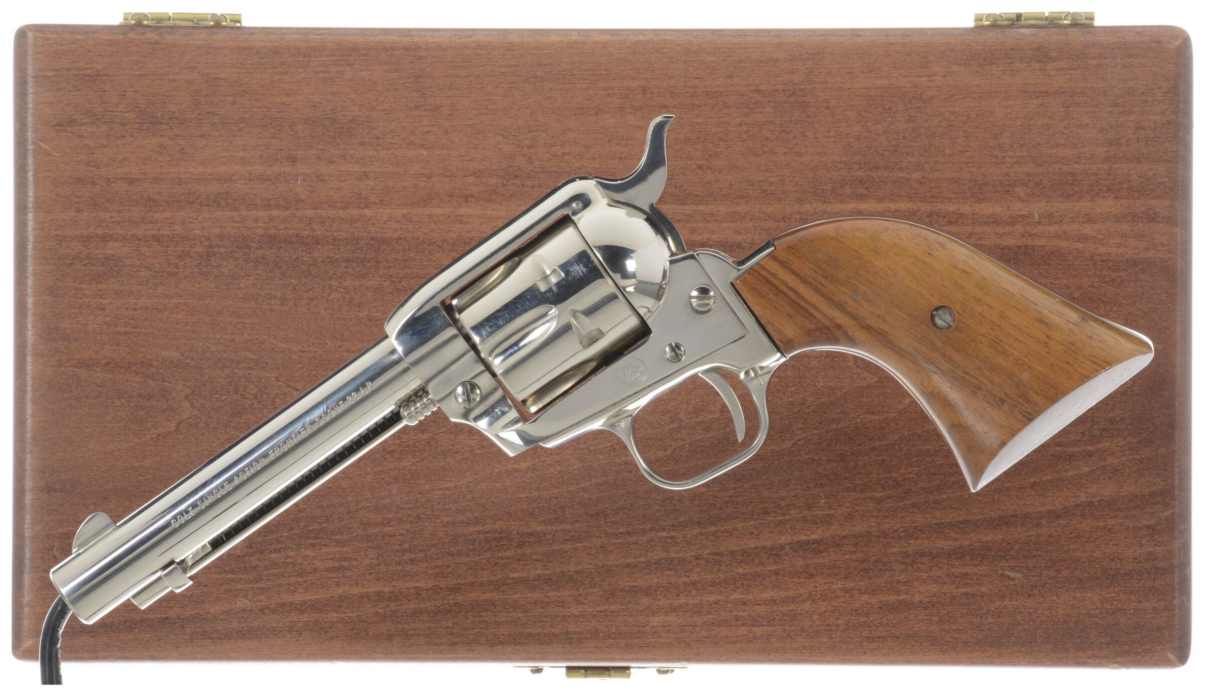 Colt Frontier Scout Single Action Revolver with Case | Rock Island Auction