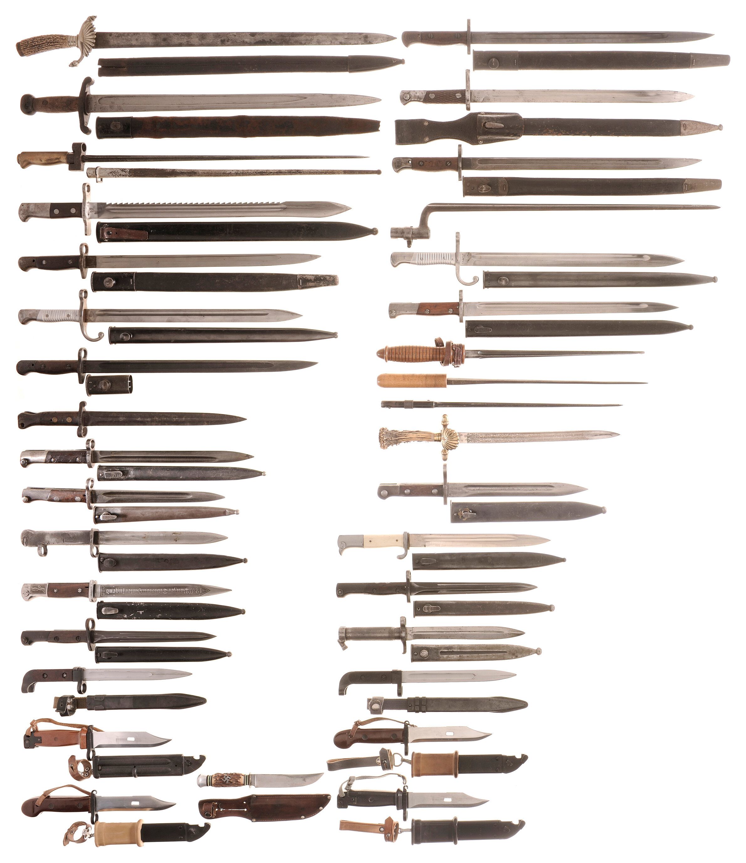 Large Group of Edged Weapons | Rock Island Auction