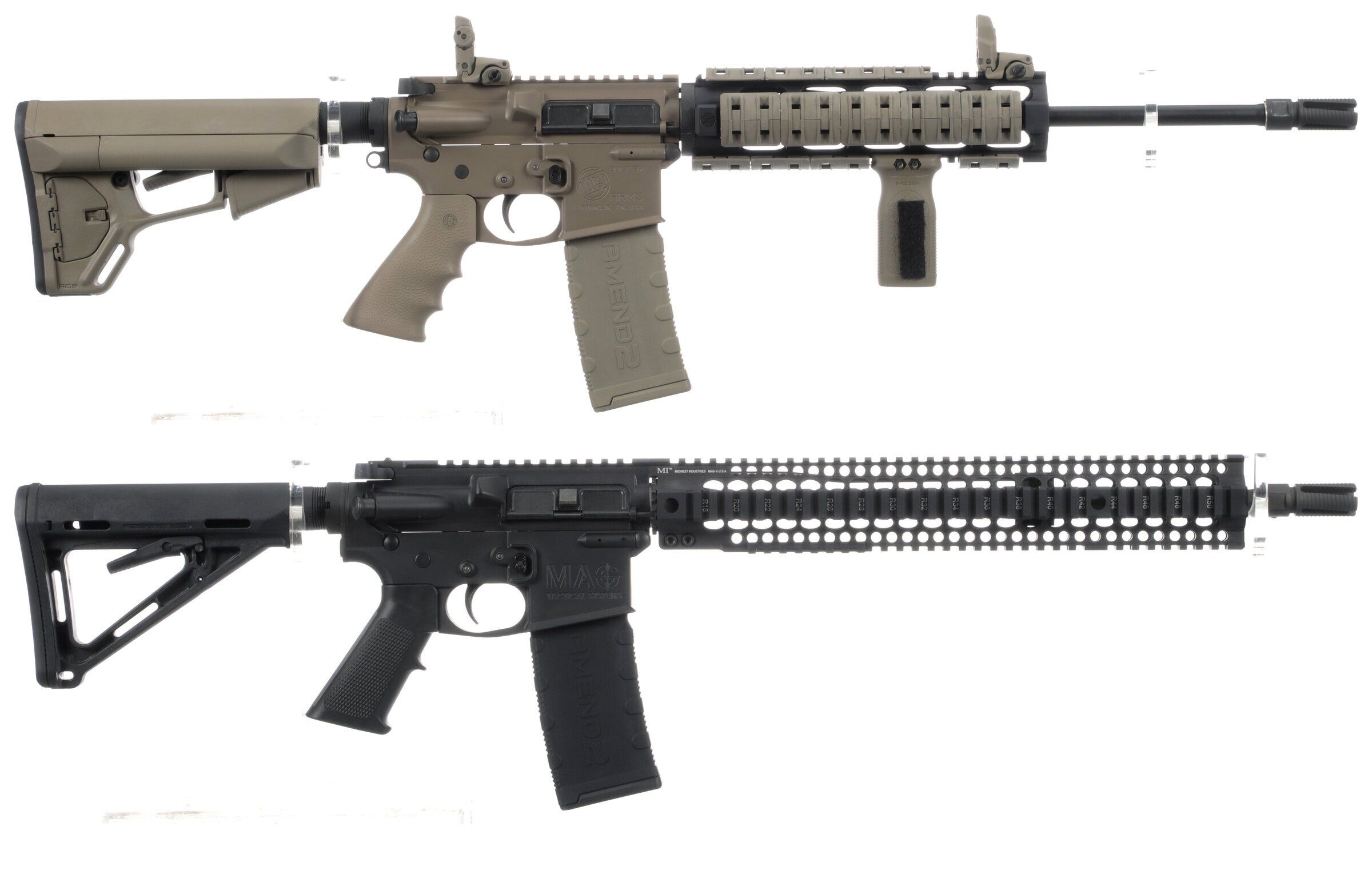 Two Mag Tactical Systems MG-G4 Semi-Automatic Rifles | Rock Island Auction