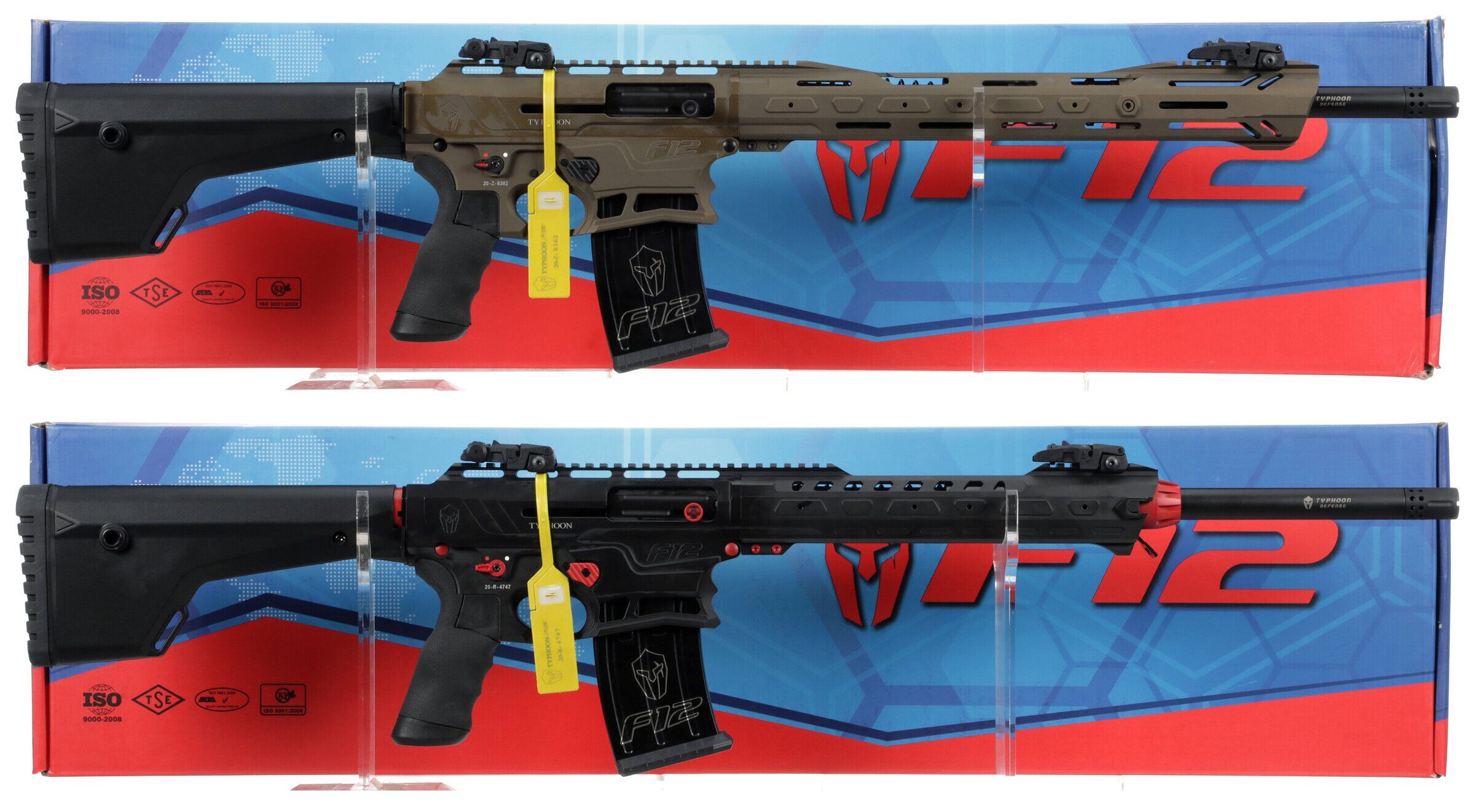 Two Typhoon Defense Model F12.1 Semi-Automatic Shotguns | Rock Island ...