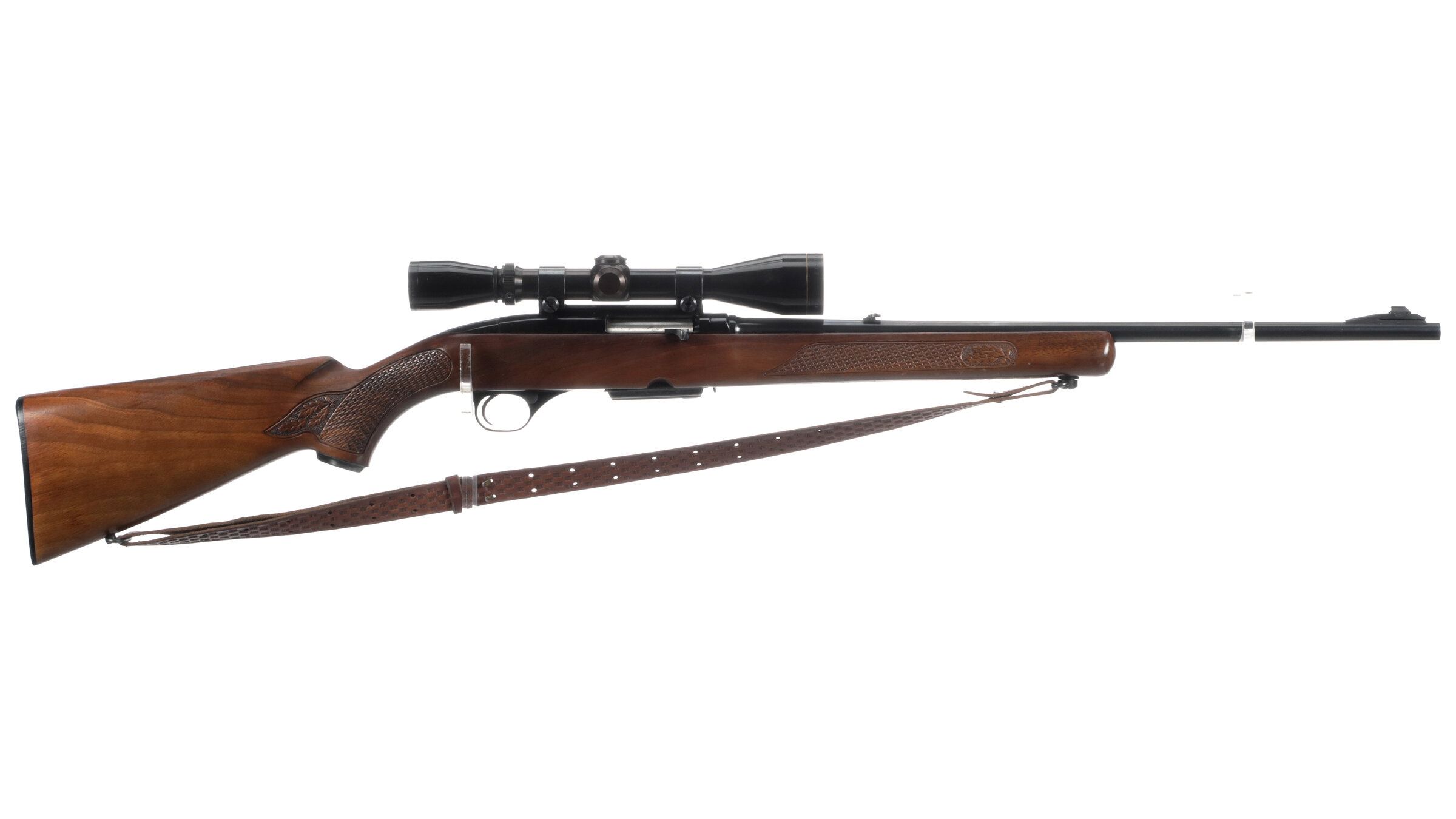 Winchester Model 100 Semi Automatic Rifle With Leupold Scope Rock Winchester Model 100 Semi Automatic Rifle With Leupold Scope Rock