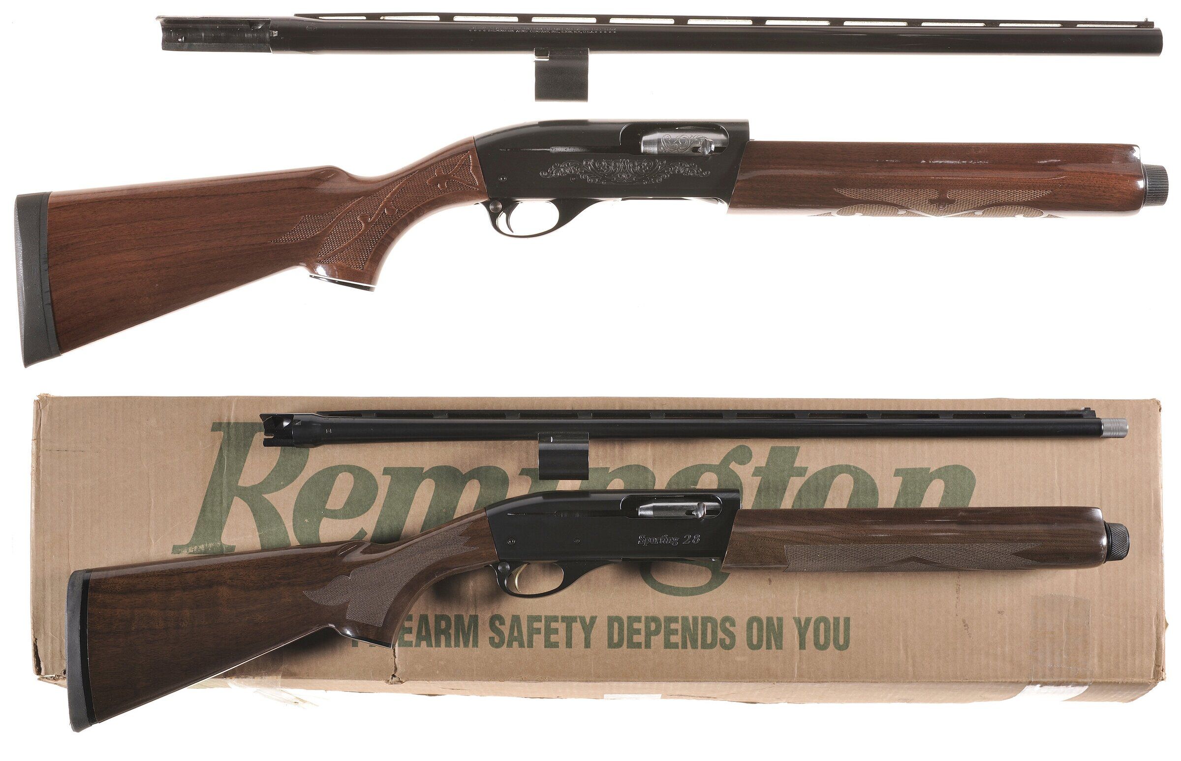 Two Remington Model 1100 Semi-Automatic Shotguns with boxes | Rock ...