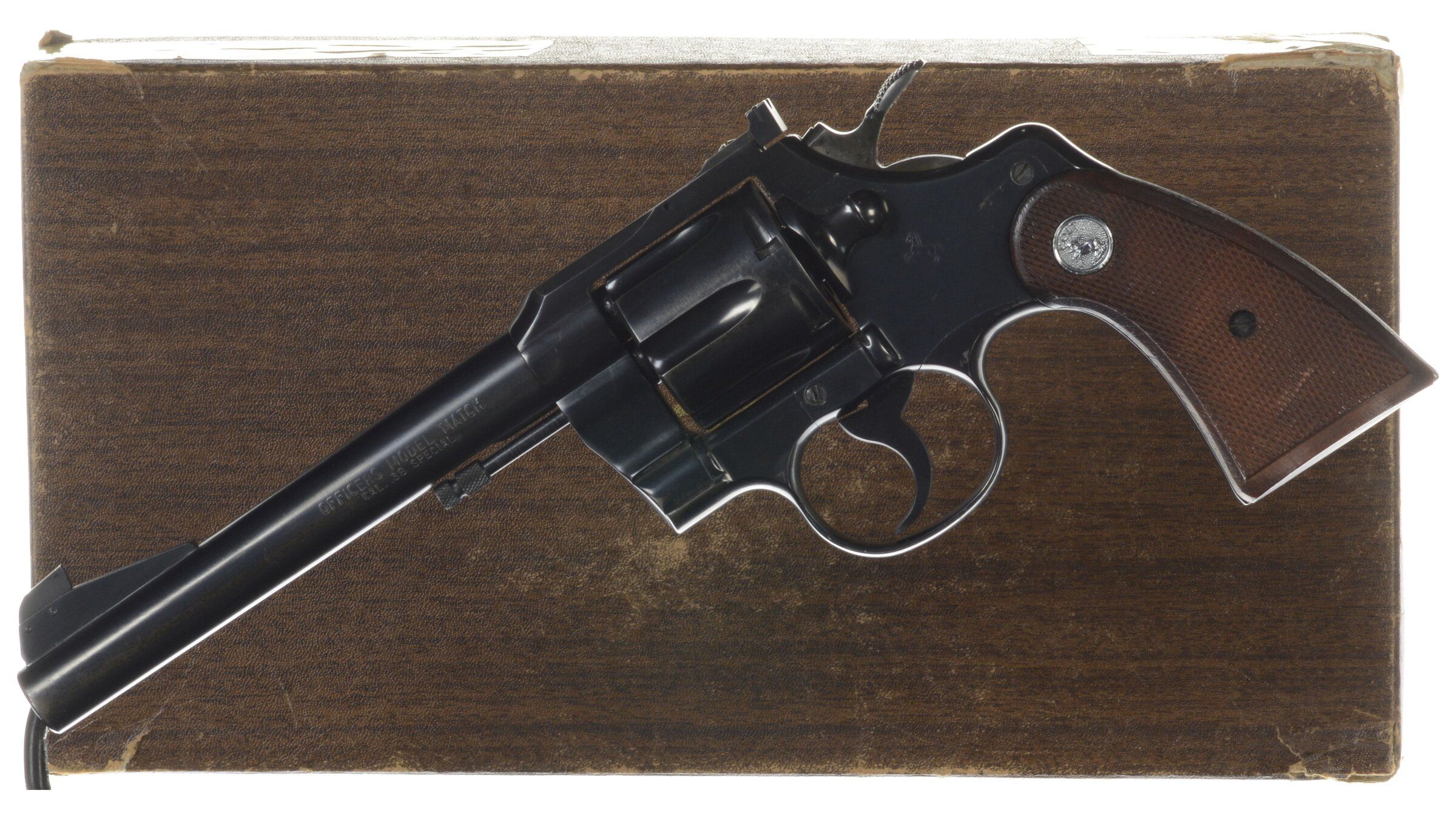 Colt Officers Model Match Revolver with Box and Factory Letter | Rock ...