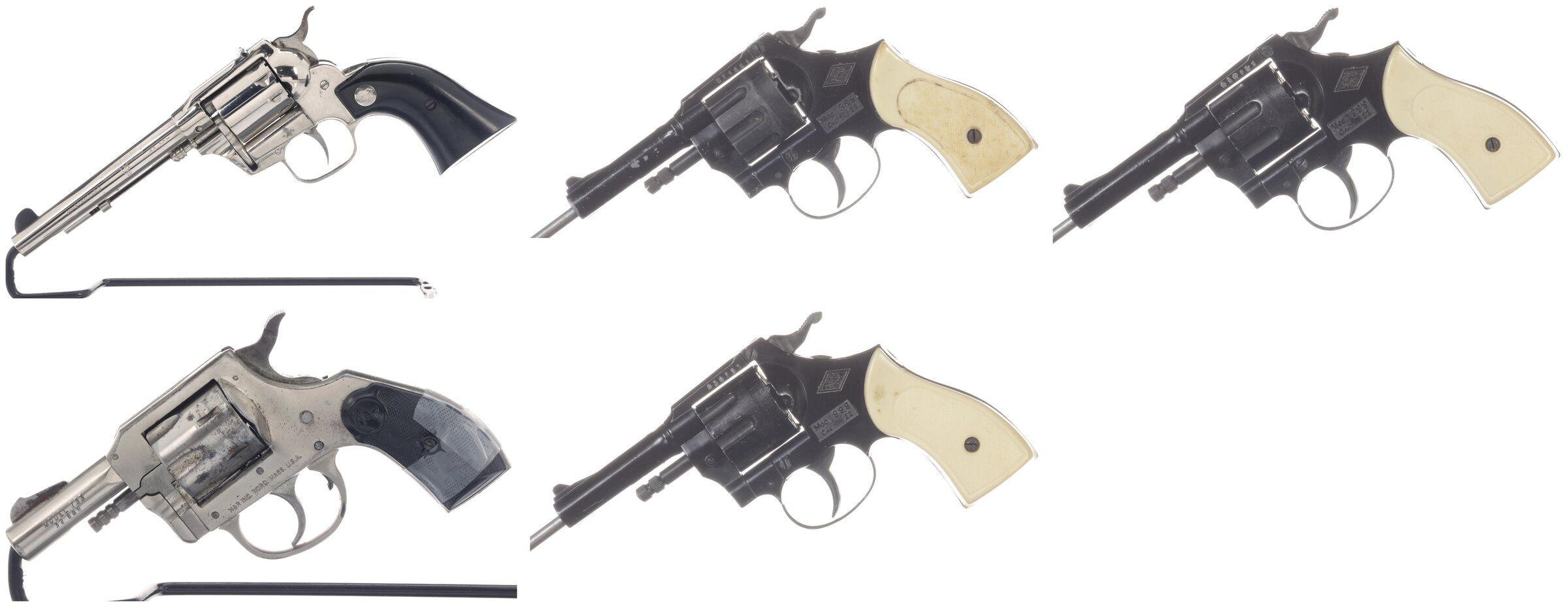 Five Double Action Revolvers | Rock Island Auction