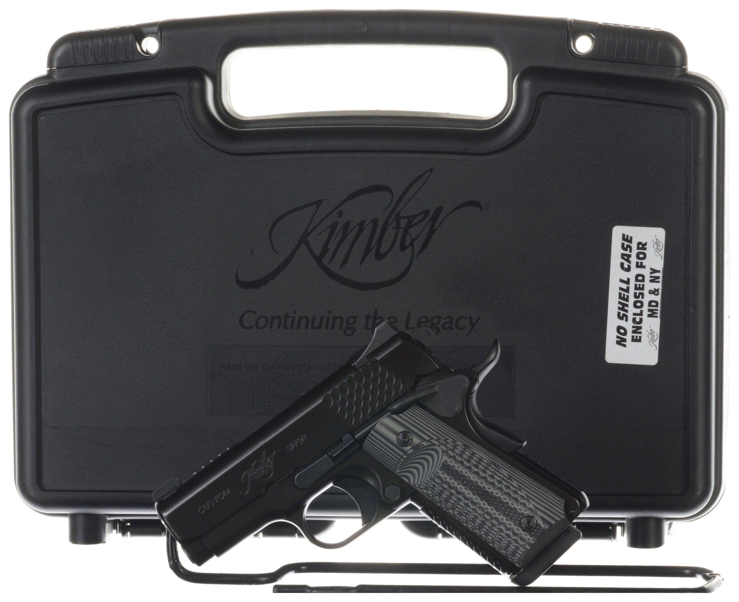 Kimber Custom Shop Super Carry Ultra HD Pistol with Case | Rock Island ...
