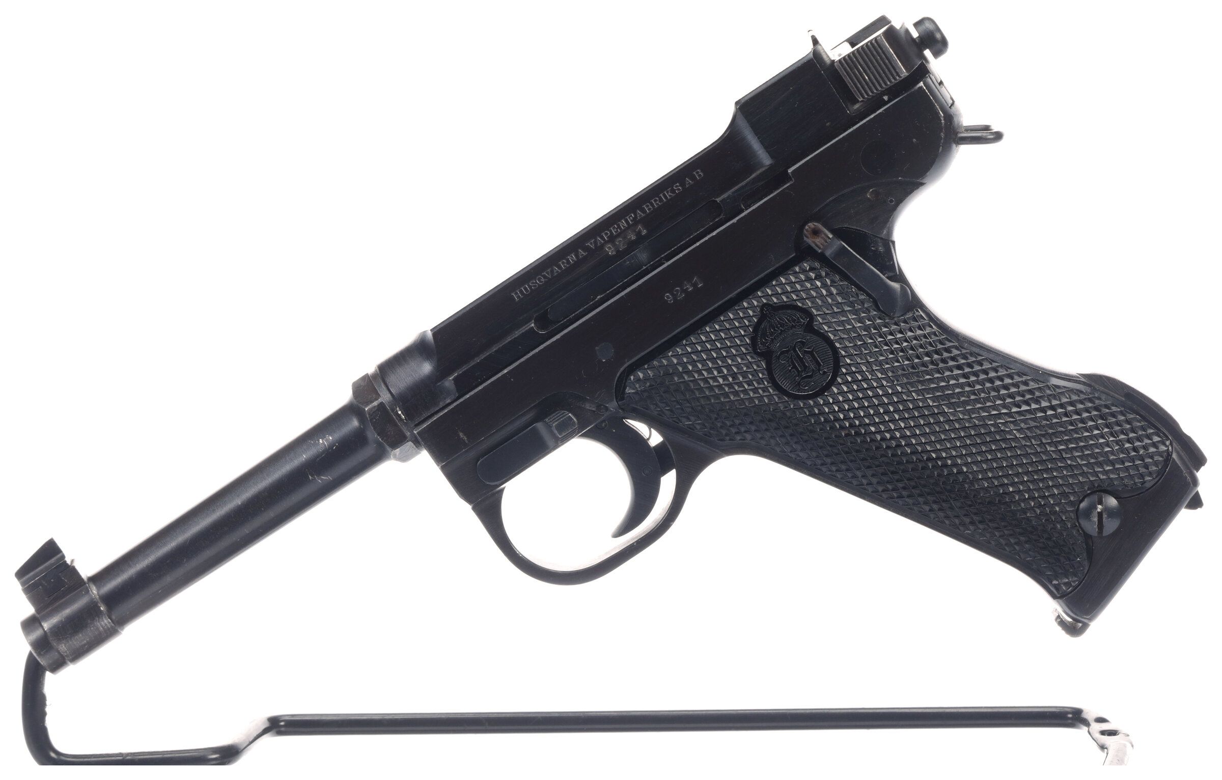 Swedish Husqvarna Lahti M40 Semi-Automatic Pistol | Rock Island Auction
