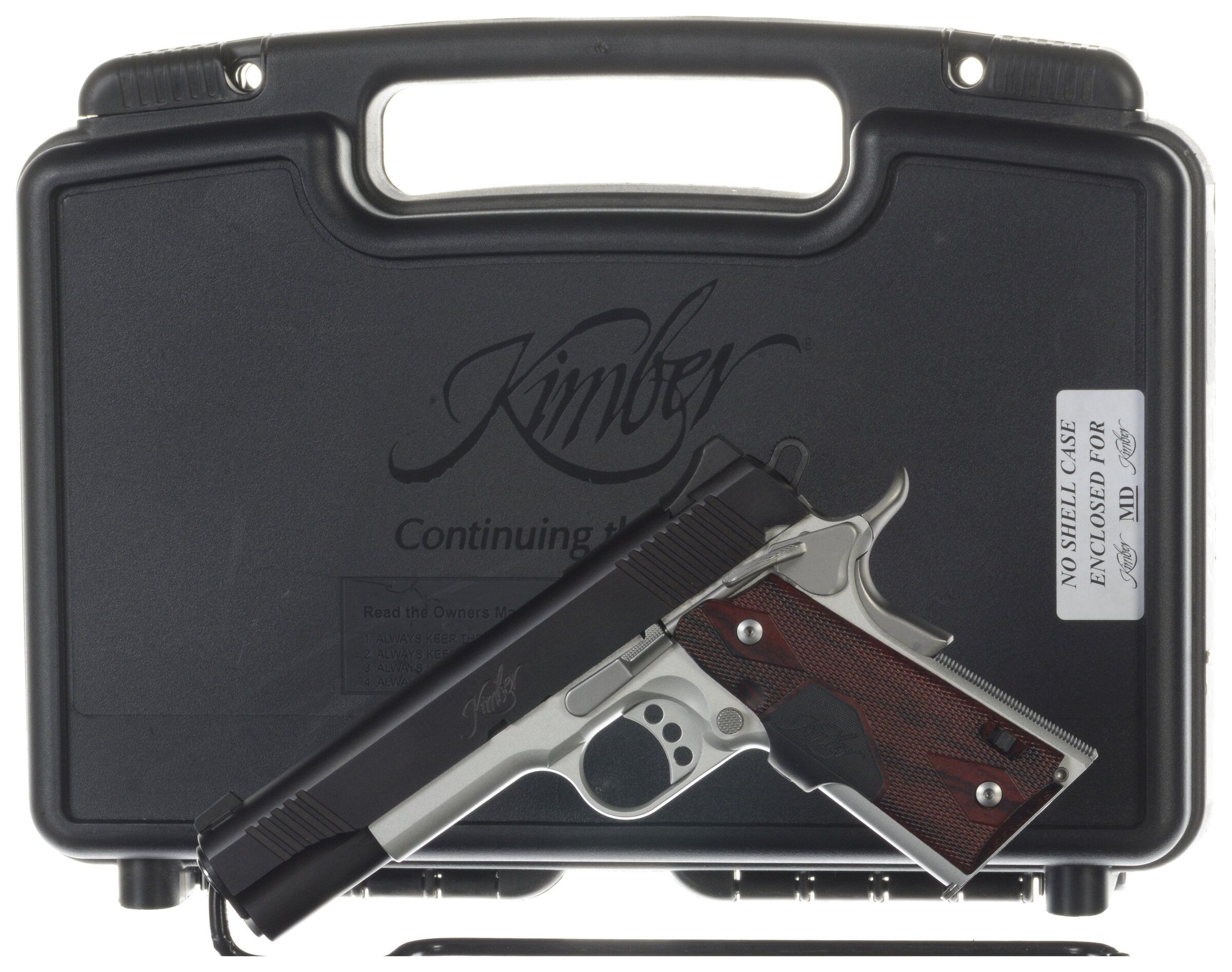 Kimber Custom Crimson Carry II "Green Laser" Pistol with Case | Rock ...
