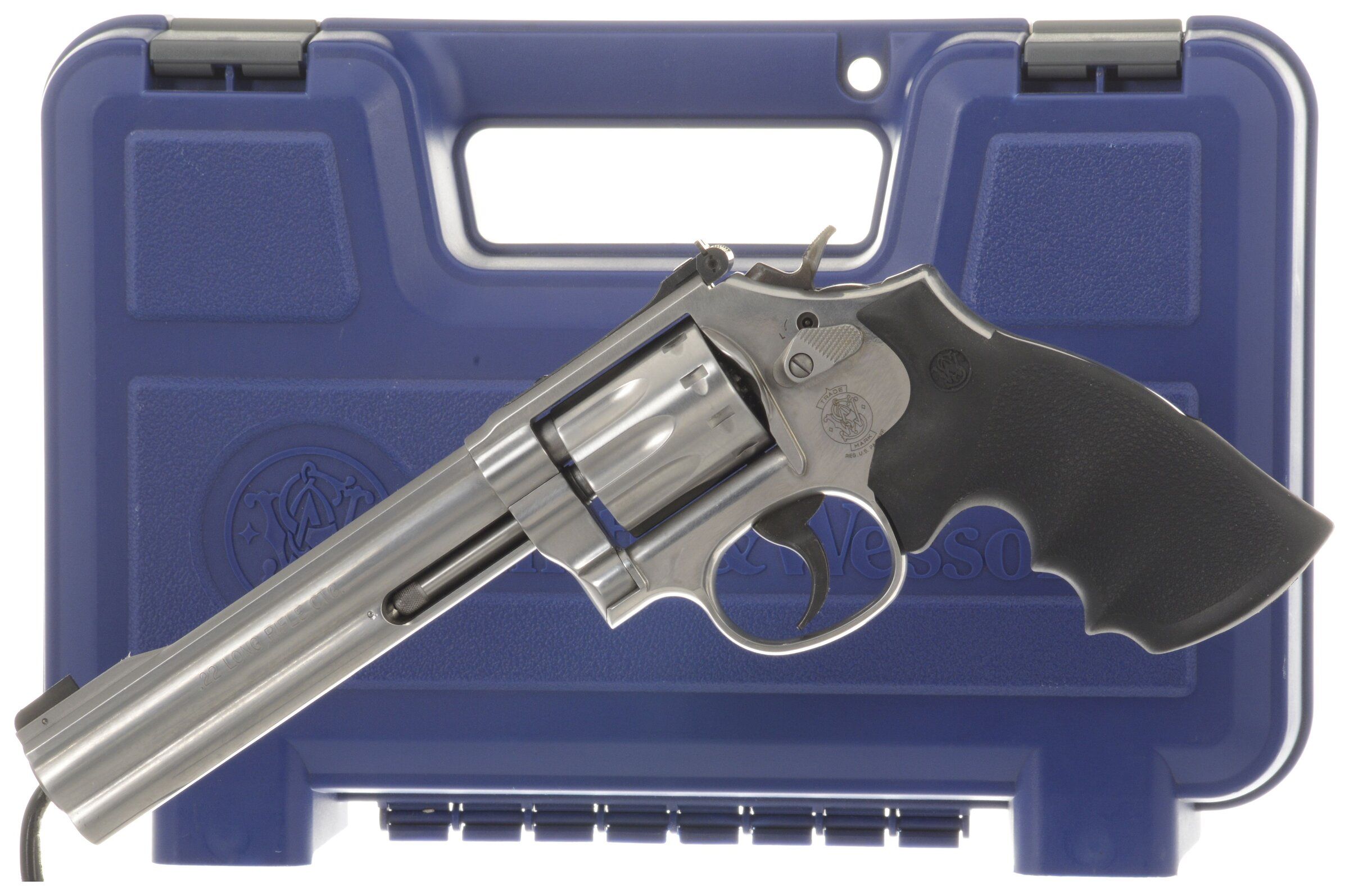 Smith & Wesson Model 617-6 Double Action Revolver with Case | Rock ...