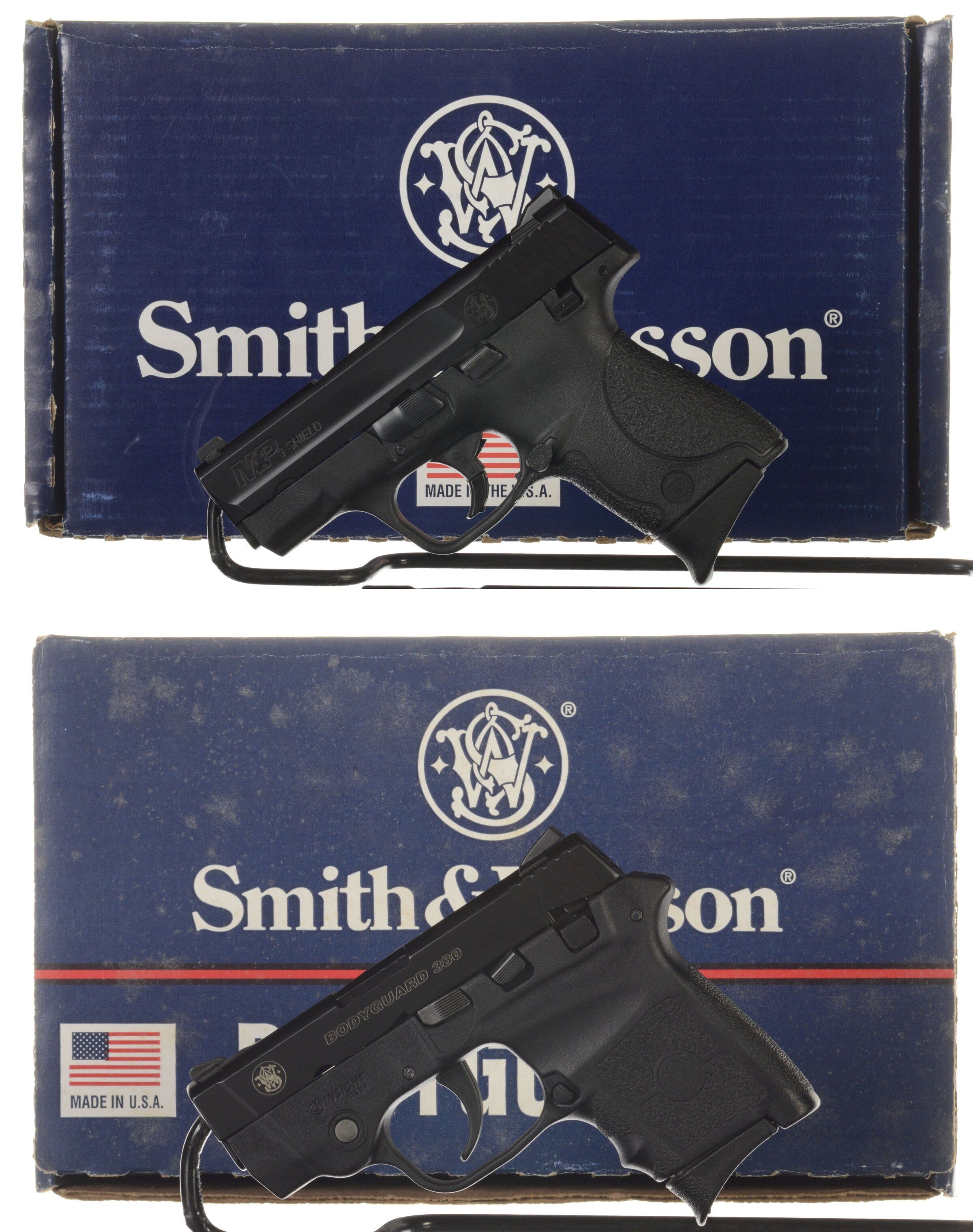 Two Smith & Wesson Semi-Automatic Pistols with Boxes | Rock Island Auction