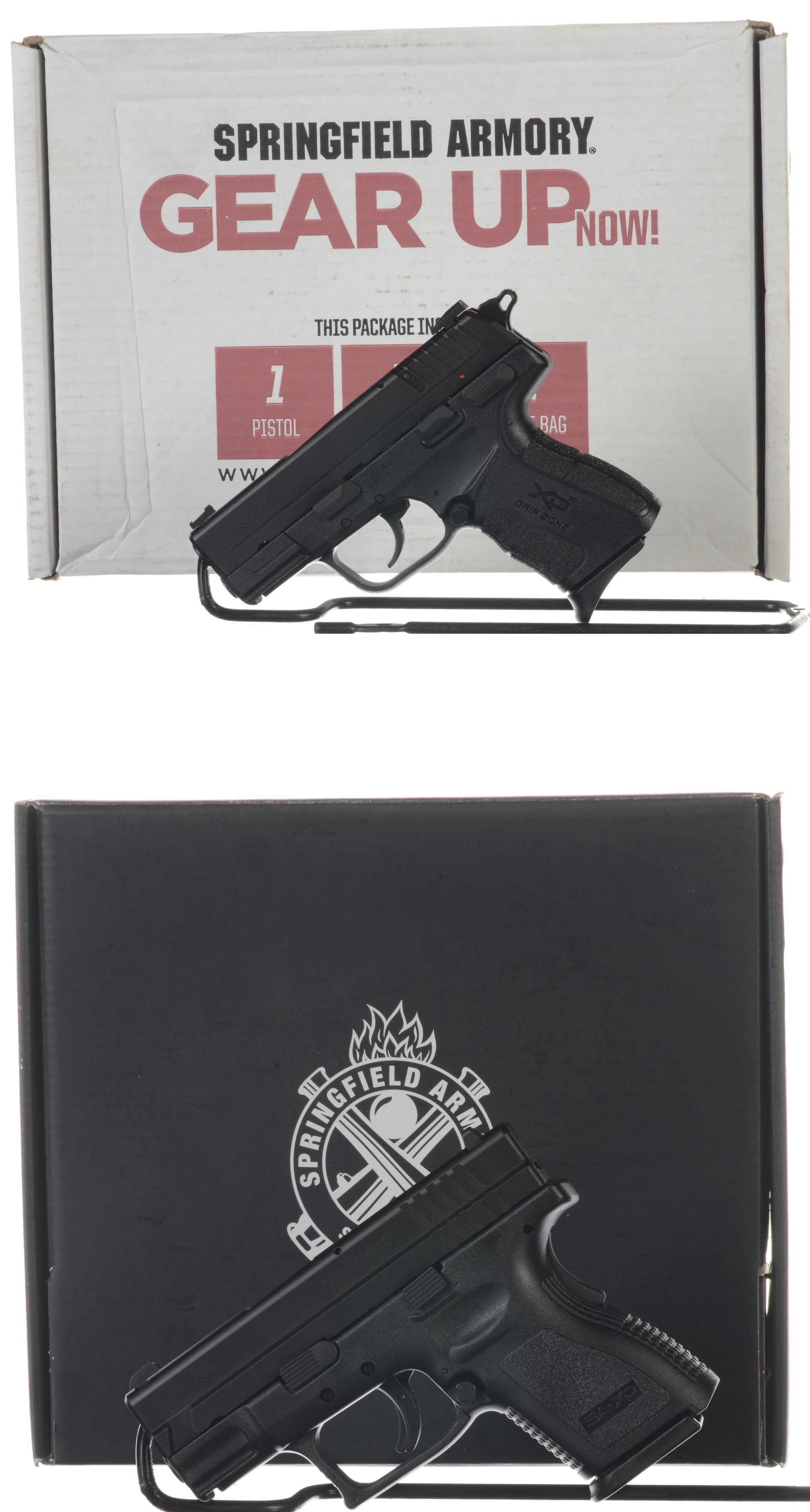 Two Springfield Armory Semi-Automatic Pistols with Boxes | Rock Island ...