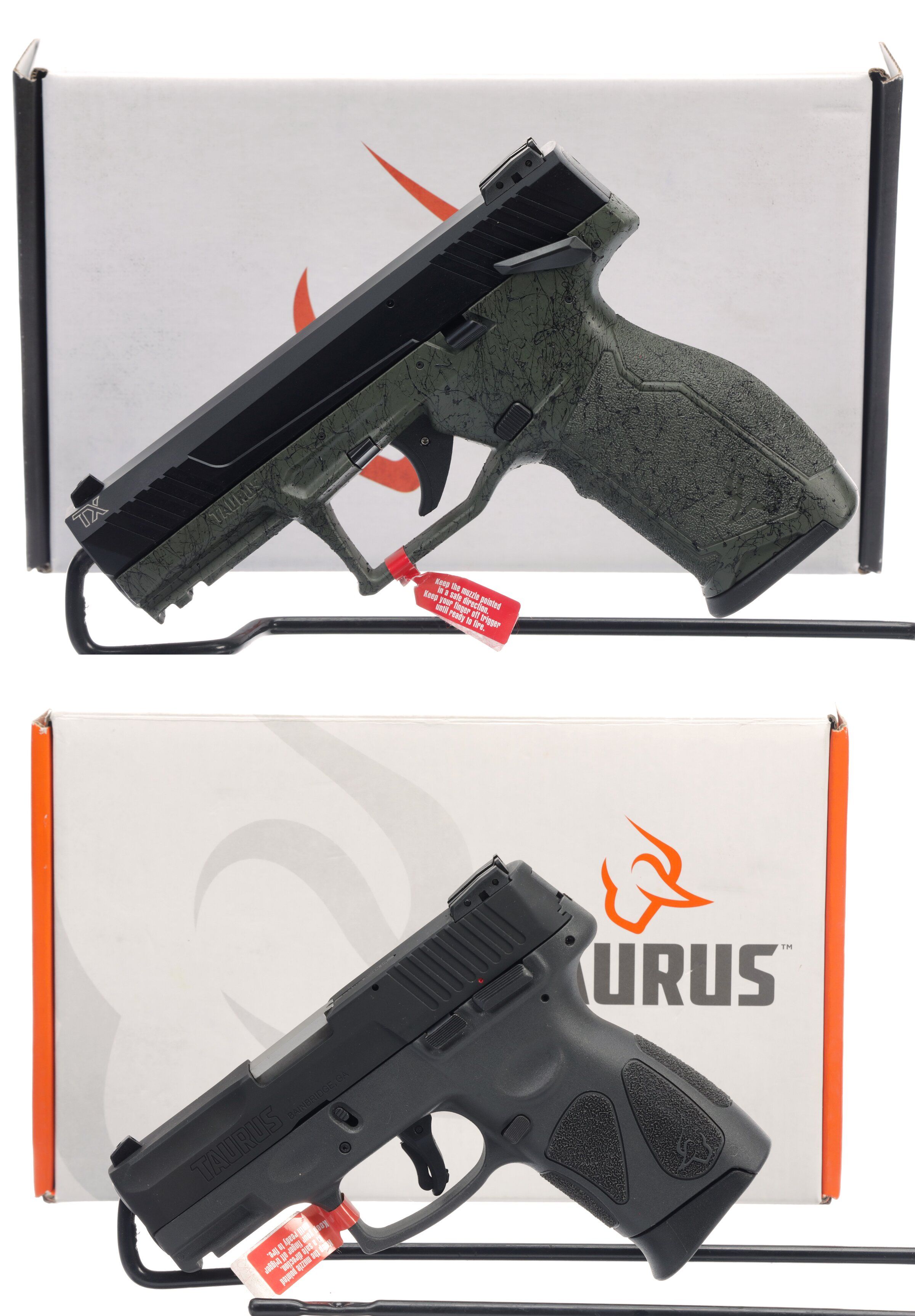 Two Taurus Semi-Automatic Pistols with Boxes | Rock Island Auction