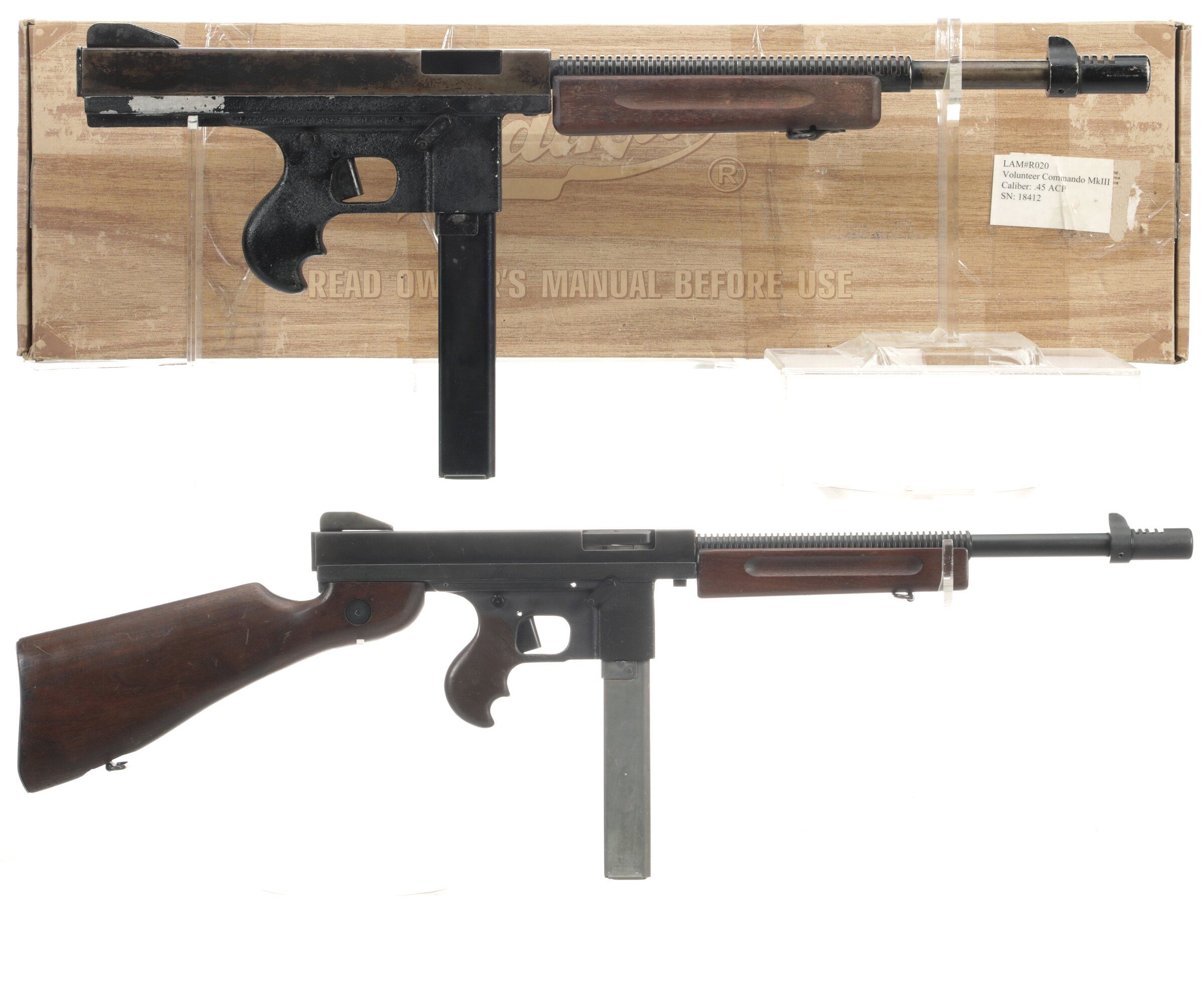 Two Volunteer Enterprises Commando Mark III Carbines | Rock Island Auction