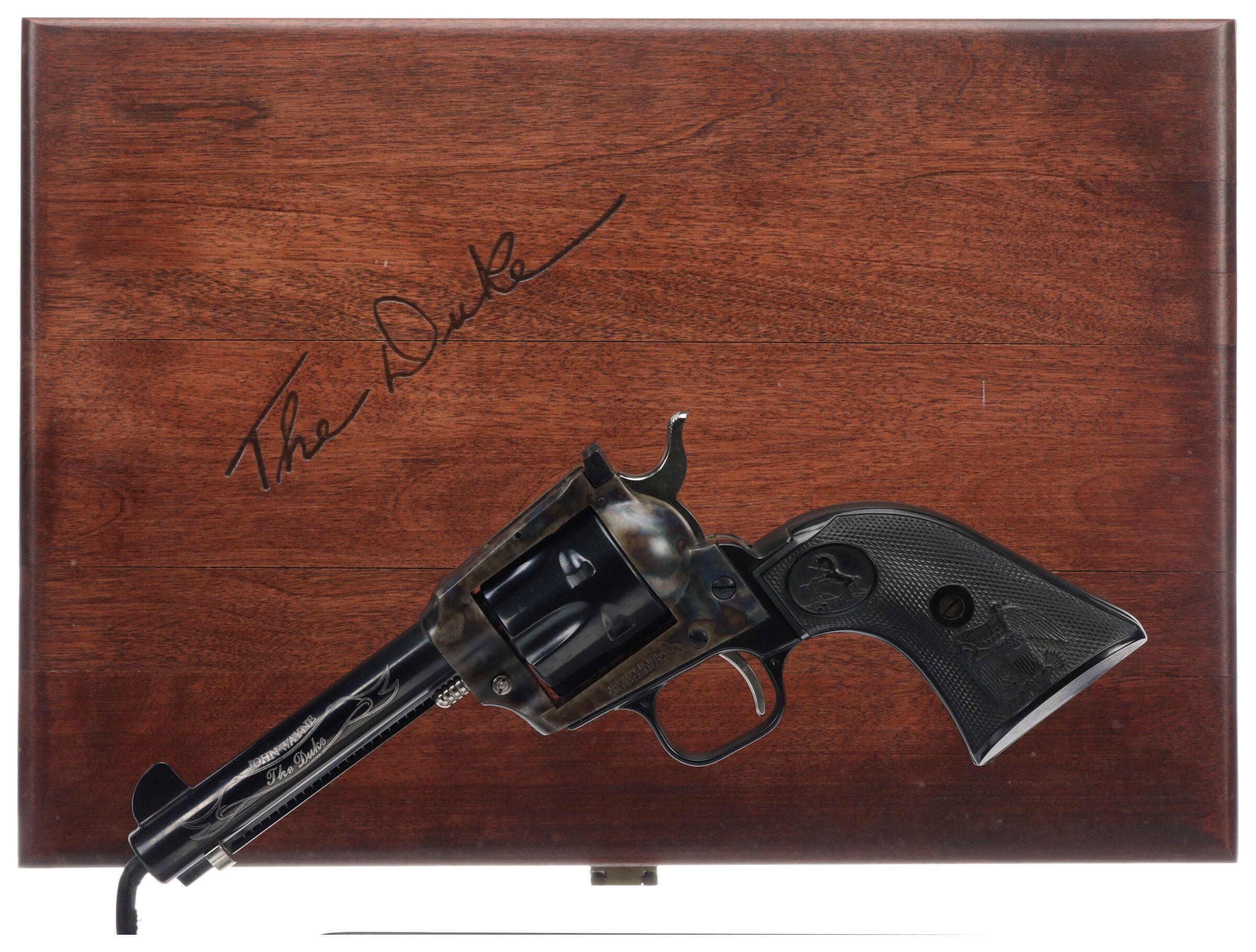 Colt New Frontier John Wayne Commemorative Revolver with Case | Rock ...