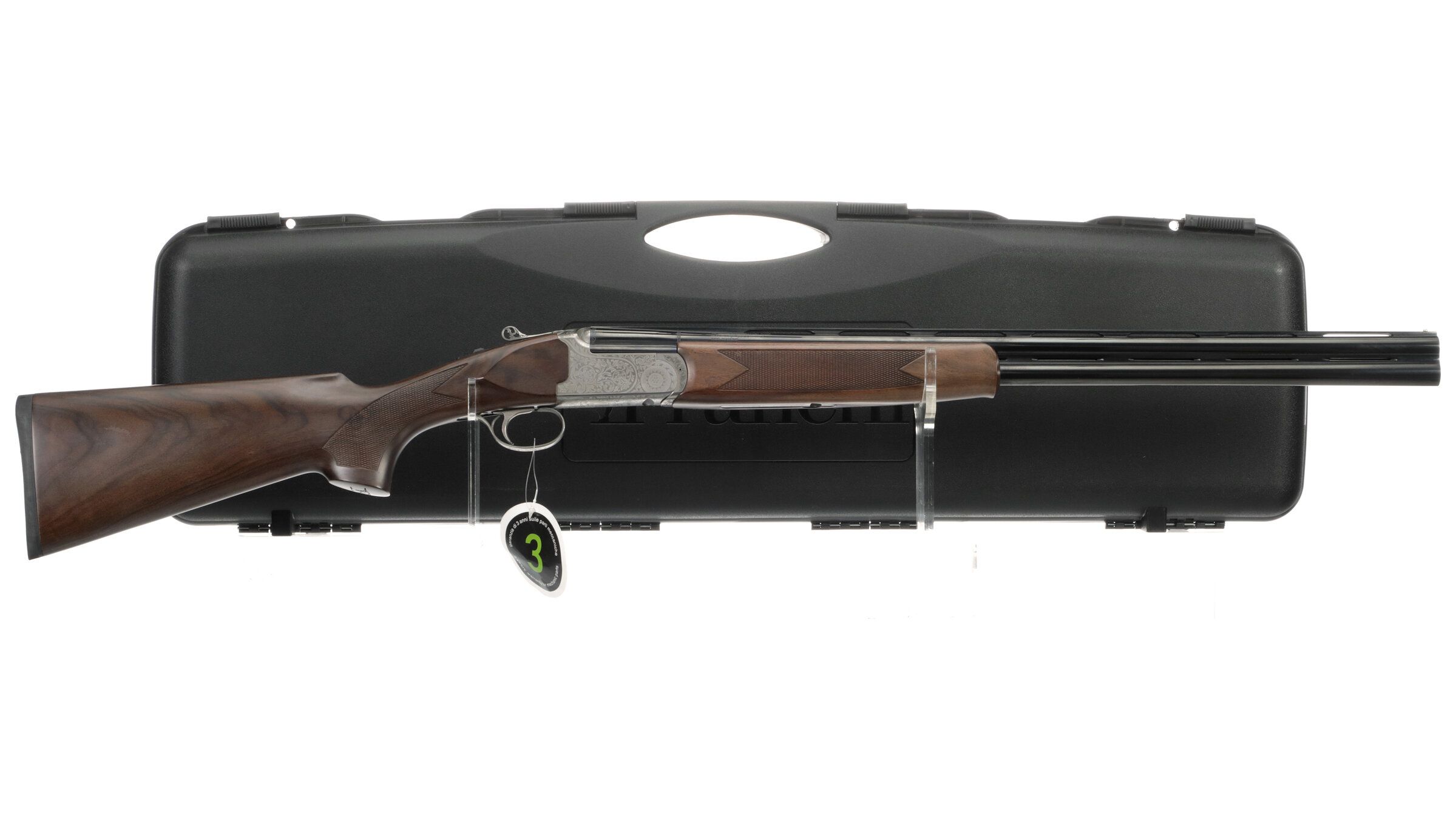 Engraved Franchi Diamond Over/Under 20 Gauge Shotgun with Case | Rock ...