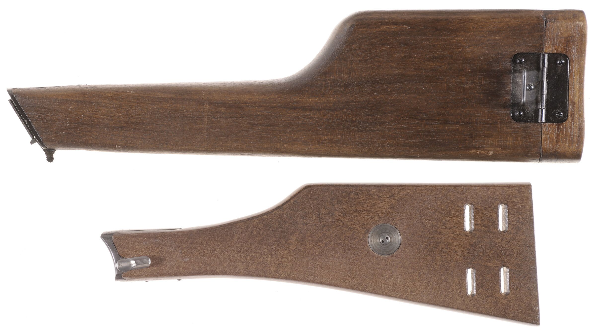 Two Shoulder Stocks for German Pistols | Rock Island Auction