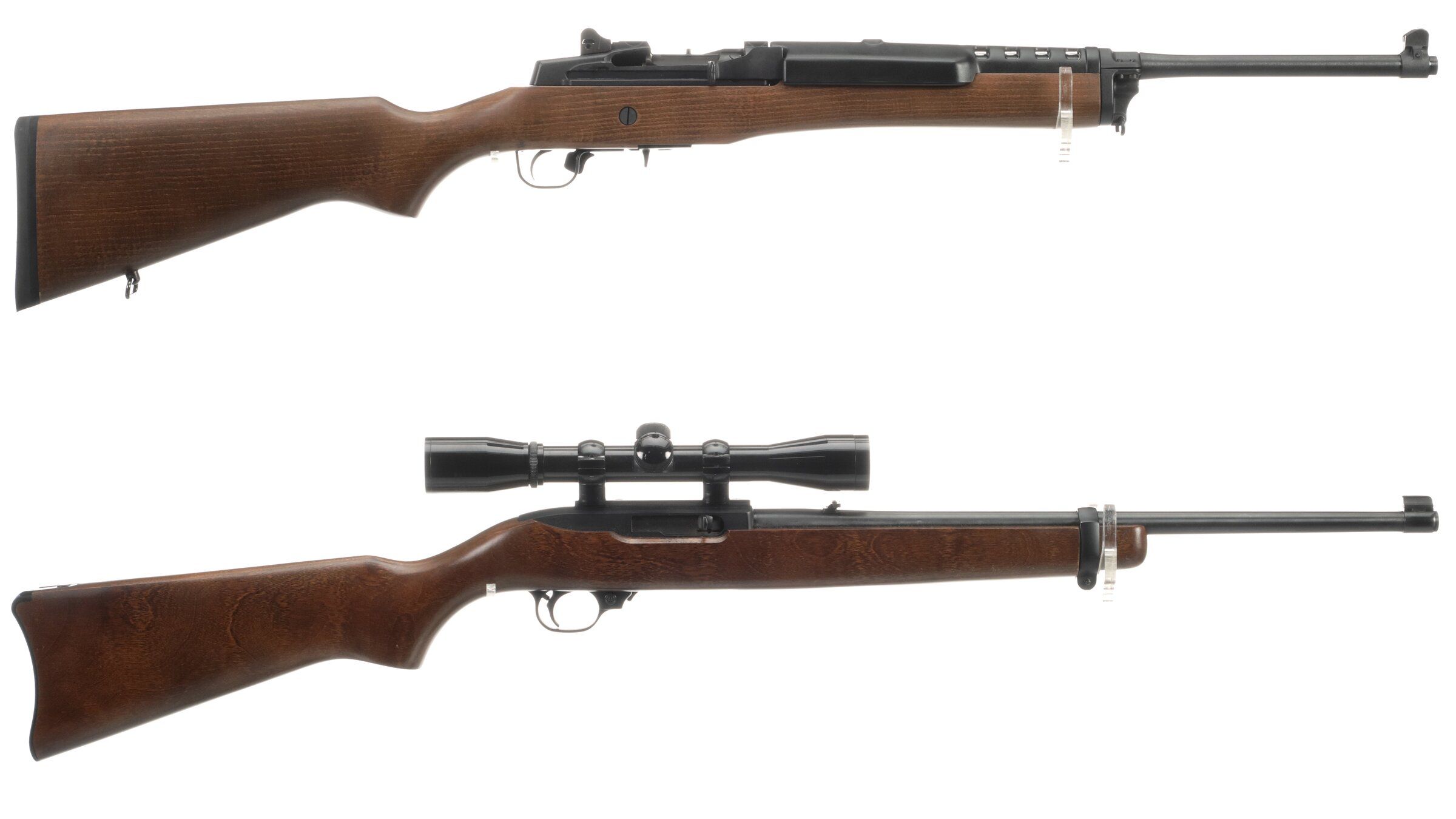 Two Ruger Semi-Automatic Rifles | Rock Island Auction
