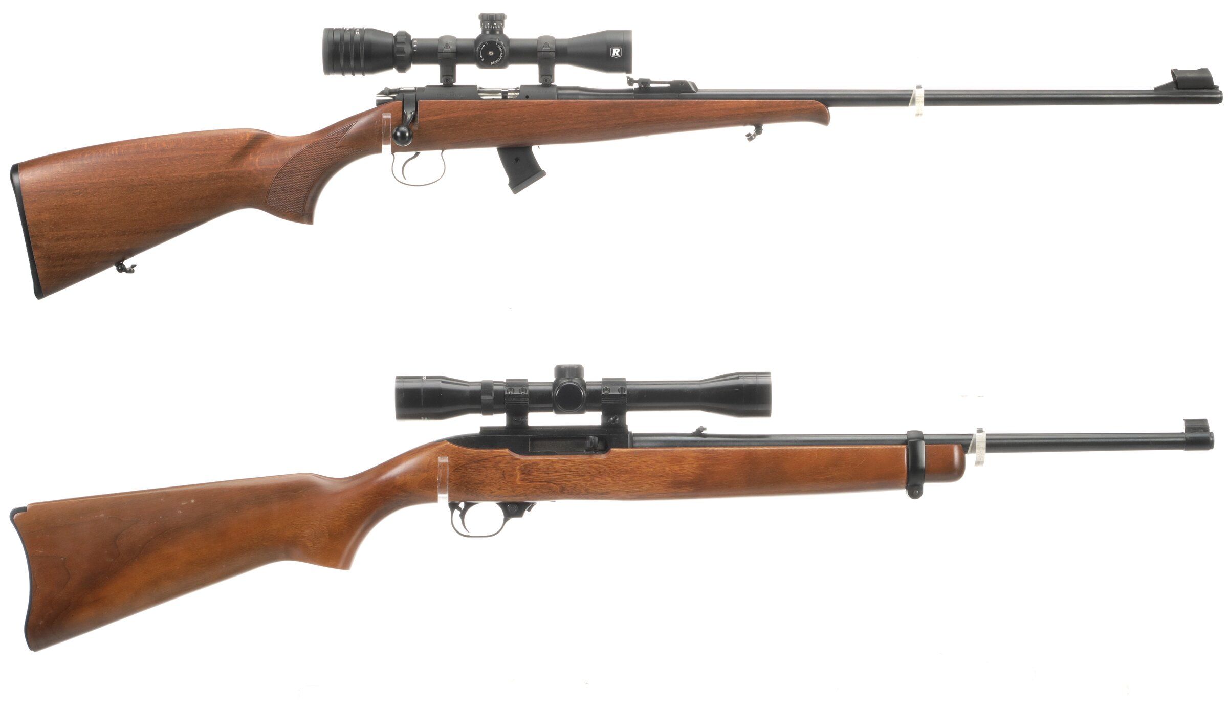 Two Rifles with Scopes | Rock Island Auction