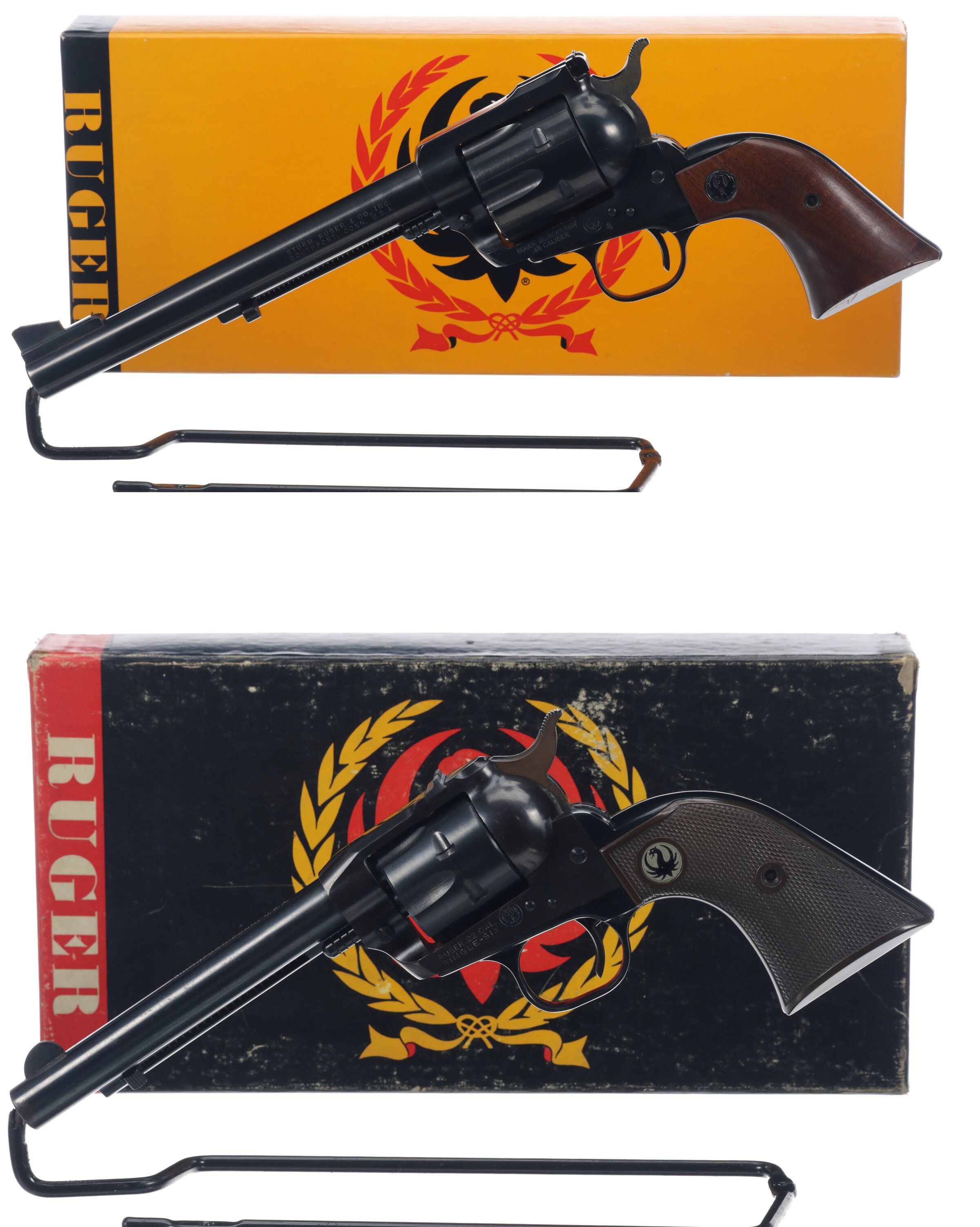 Two Ruger Single Action Revolvers with Boxes | Rock Island Auction