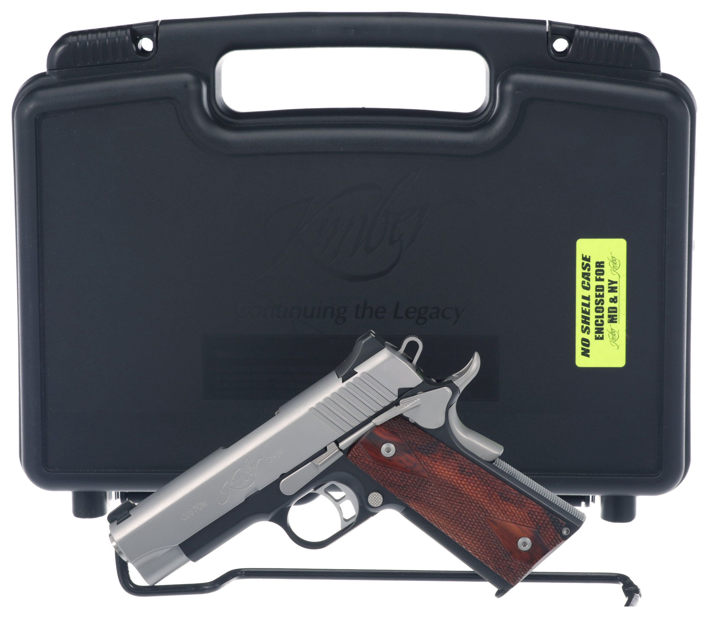 Kimber Custom Shop Model Pro Cdp Ii Pistol With Case Rock Island Auction