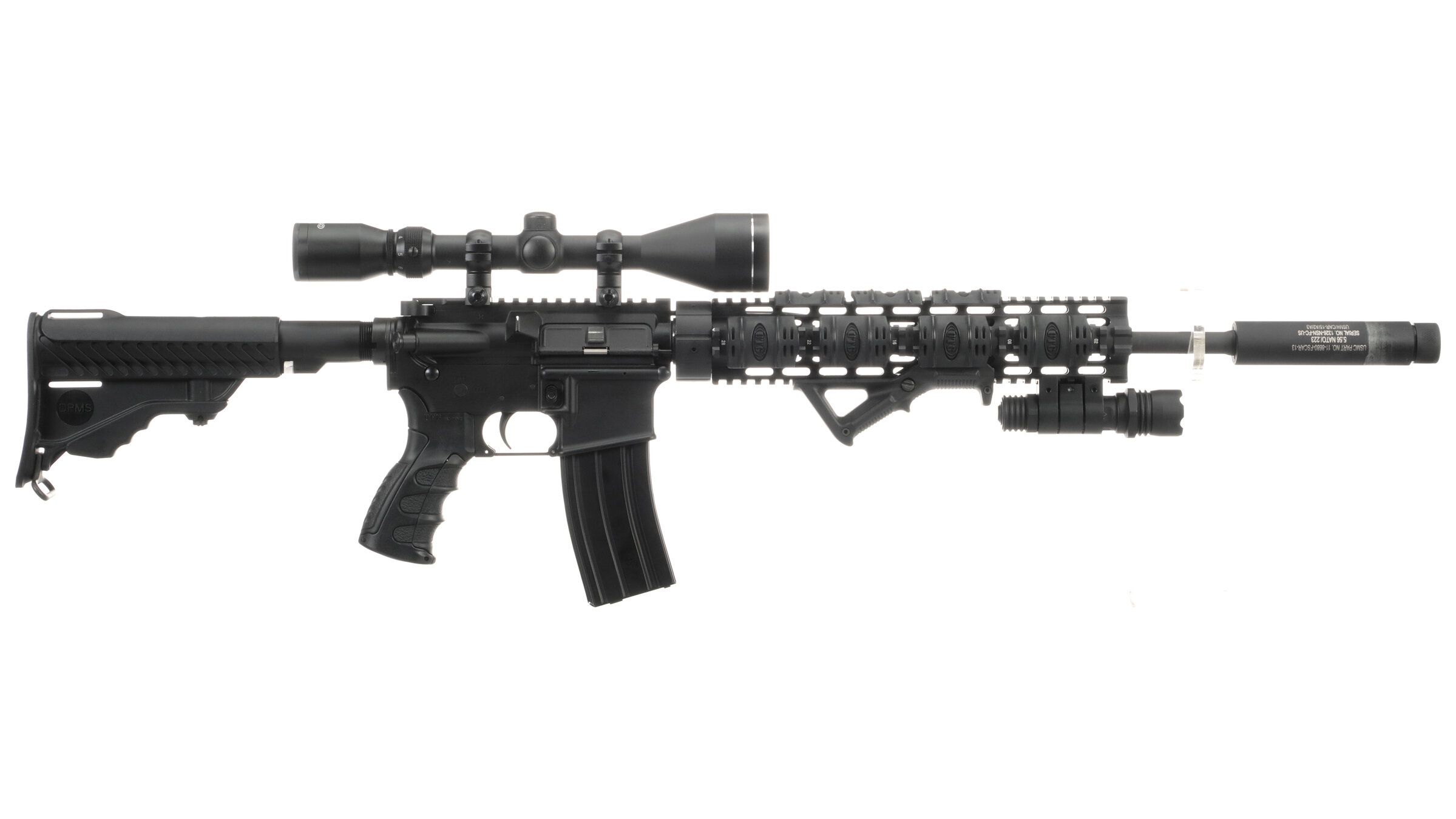 DPMS Panther Arms Model A-15 Rifle with Case and Scope | Rock Island ...