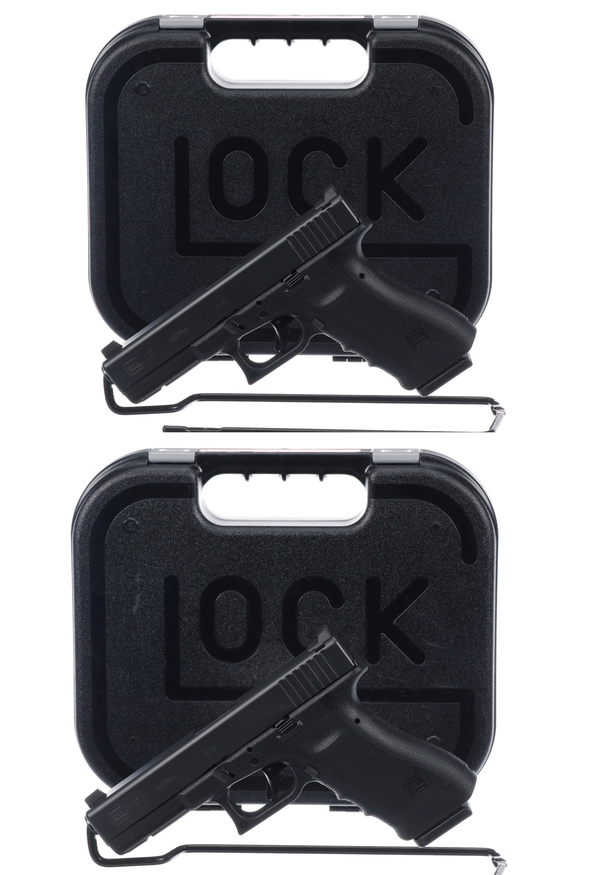 Two Glock Model 17 Gen 3 RTF2 Vickers Tactical Pistols | Rock Island ...