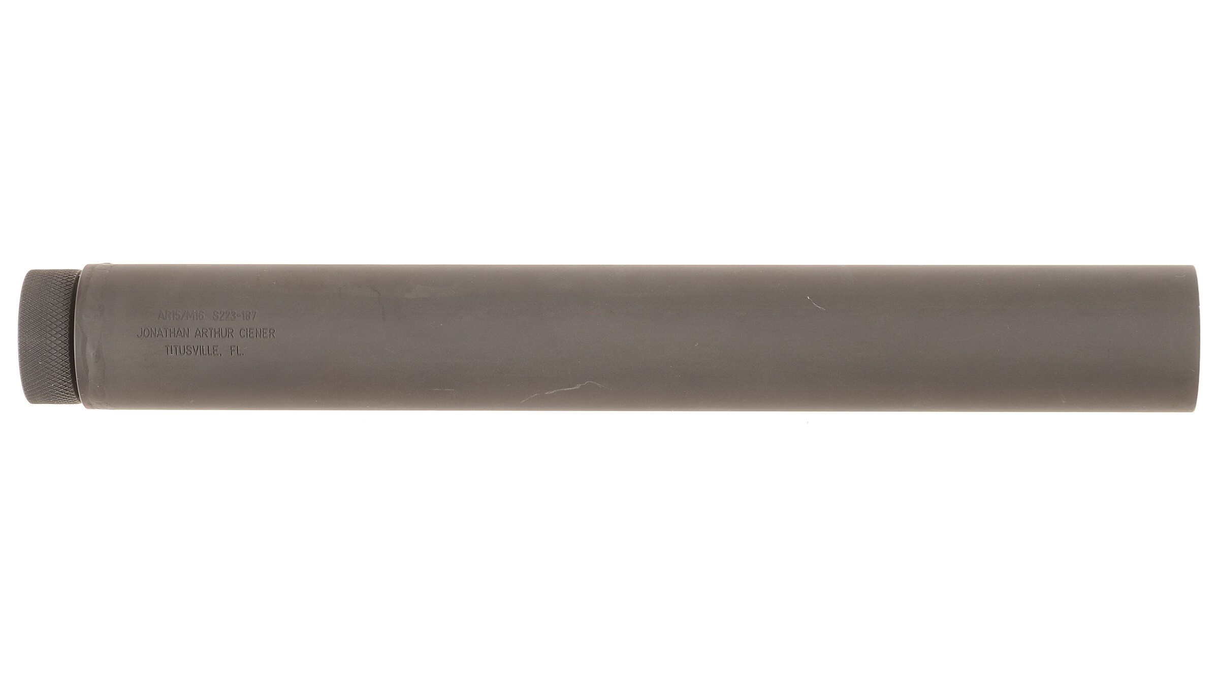Jonathan Arthur Ciener AR15/M16 Class III/NFA Silencer | Rock Island ...
