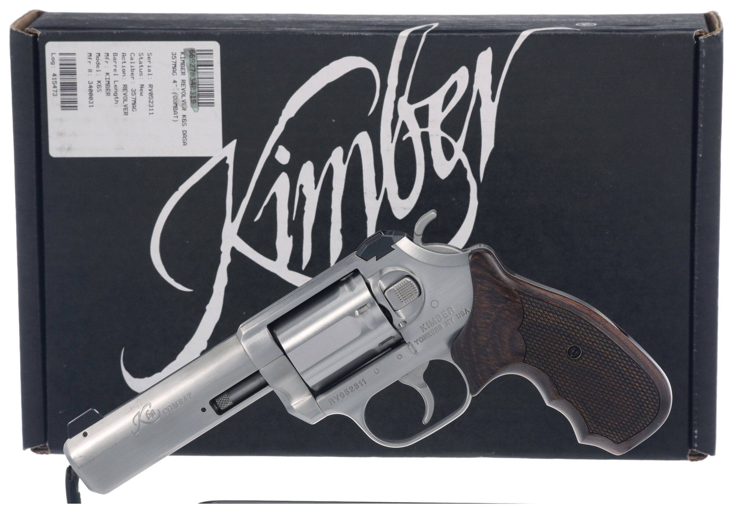 Kimber K6s Combat Double Action Revolver with Box | Rock Island Auction