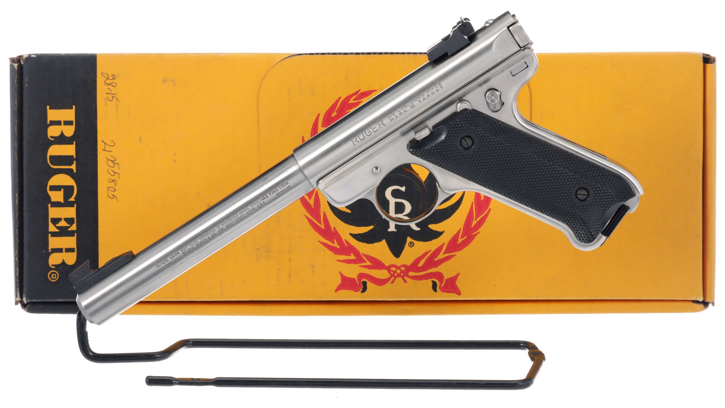 Ruger Mark II Government Target Model Pistol with Box | Rock Island Auction