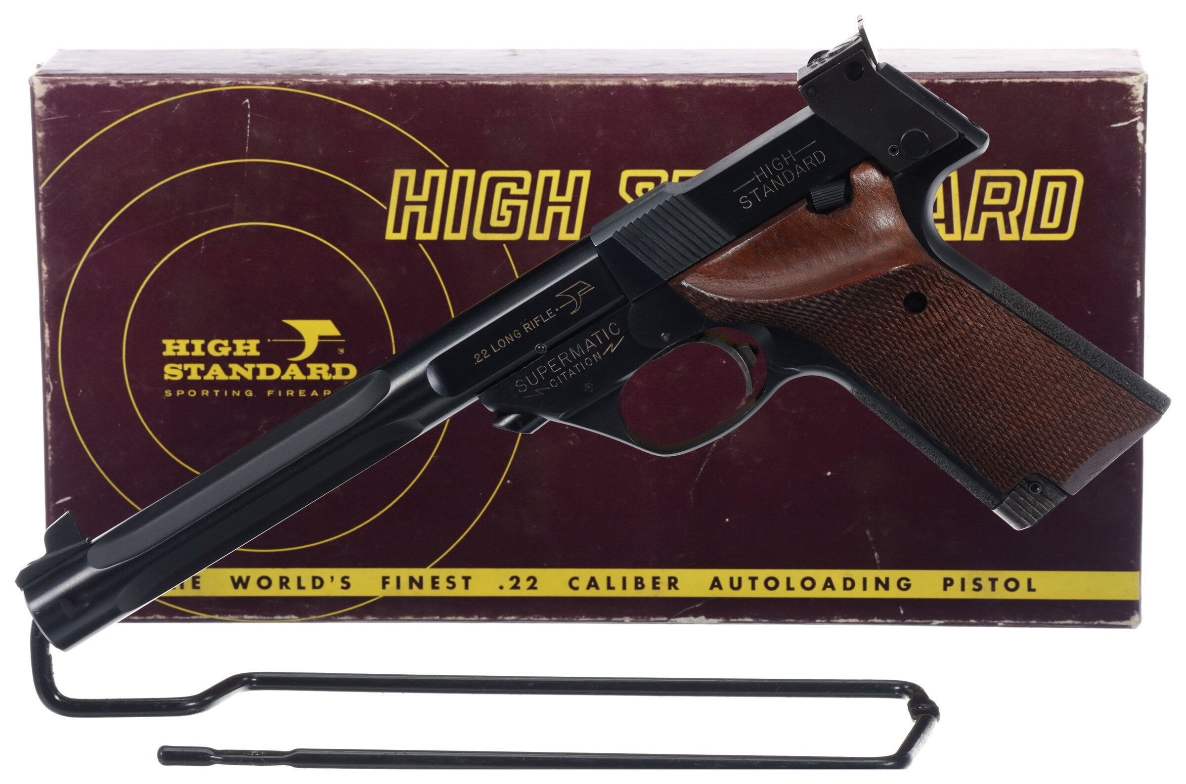High Standard Military Model 107 Semi-Automatic Pistol with Box | Rock ...
