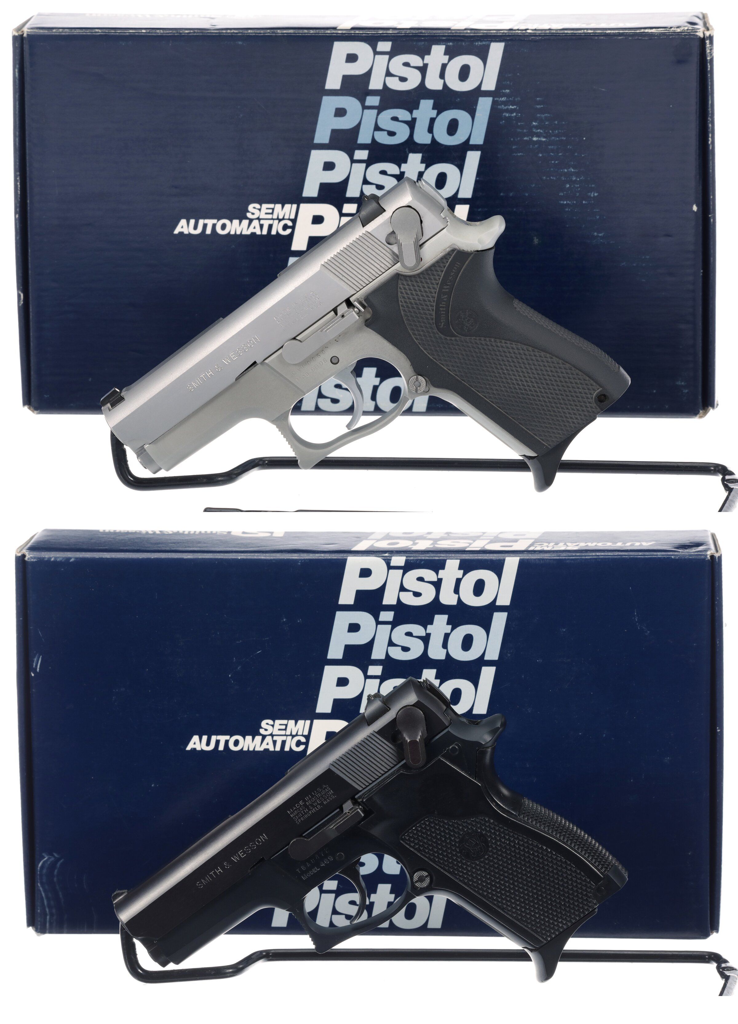 Two Smith & Wesson Semi-Automatic Pistols with Boxes | Rock Island Auction