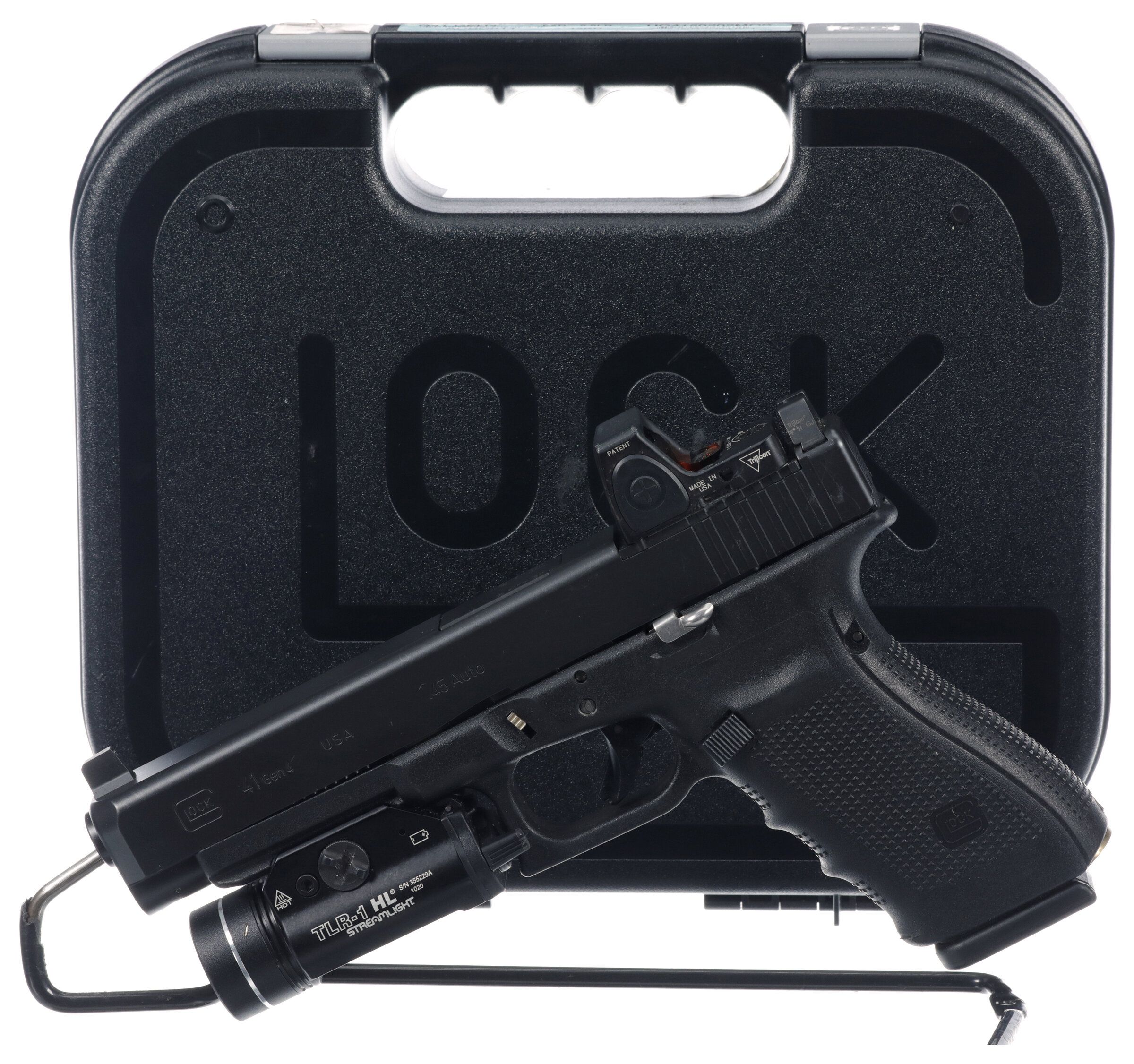 Glock Model 41 Gen 4 MOS Semi-Automatic Pistol with Case | Rock Island ...