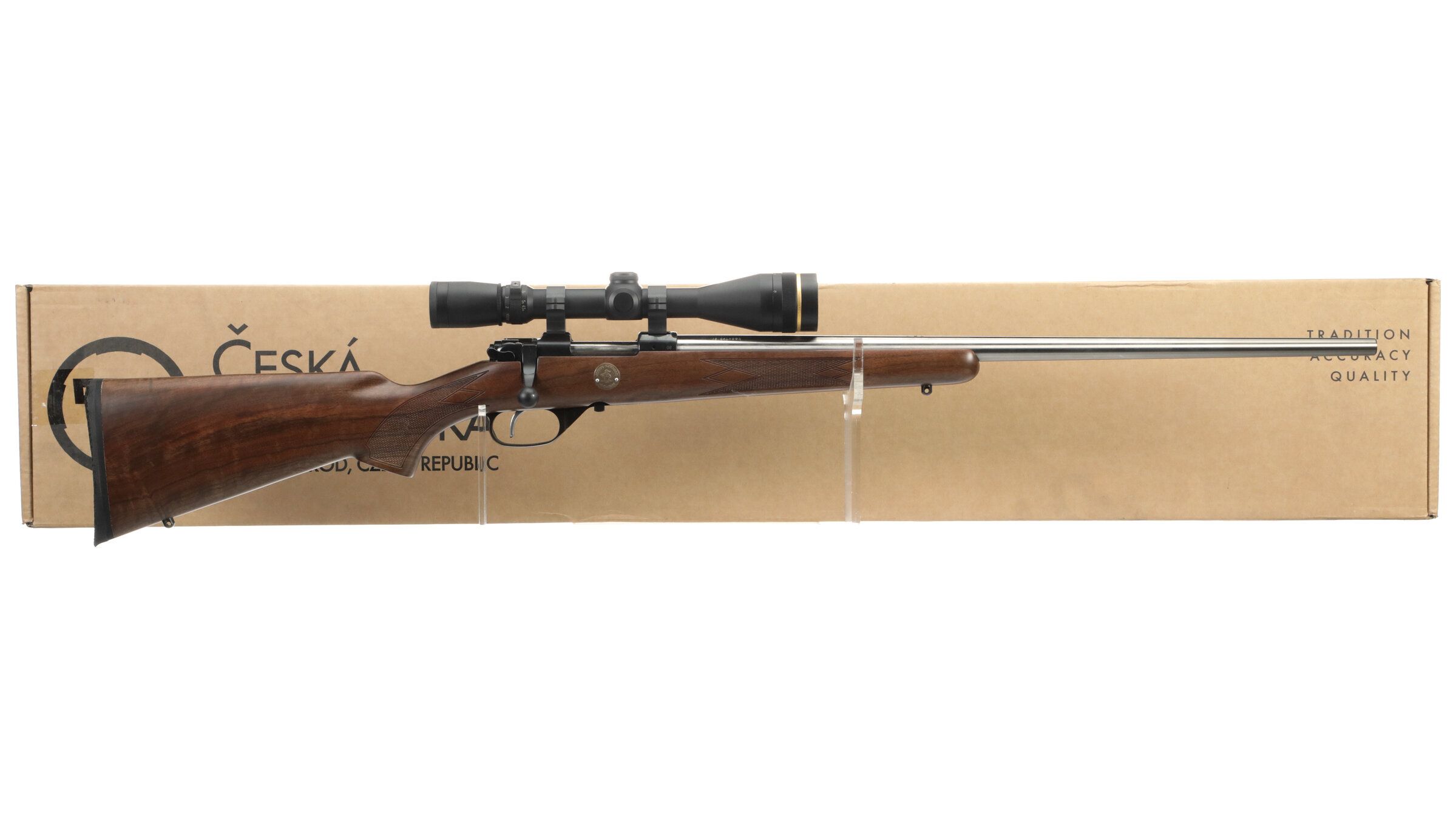 CZ Model 527 Bolt Action Rifle in .19 Calhoon with Scope and Box | Rock ...