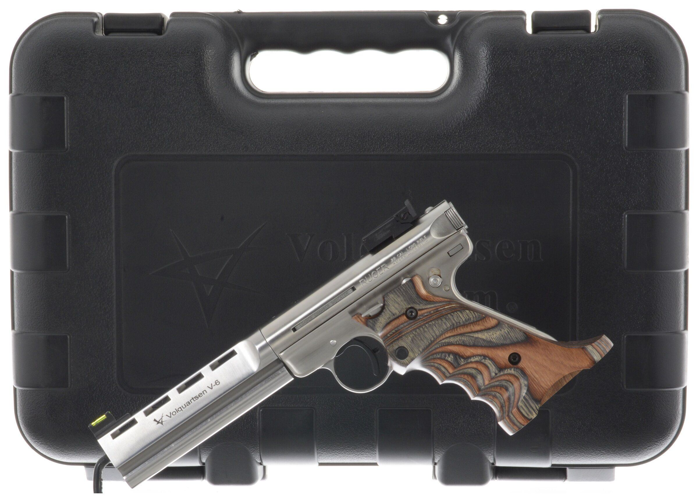 Volquartsen Custom V-6 Ruger Mark III Target Pistol with Case | Rock ...