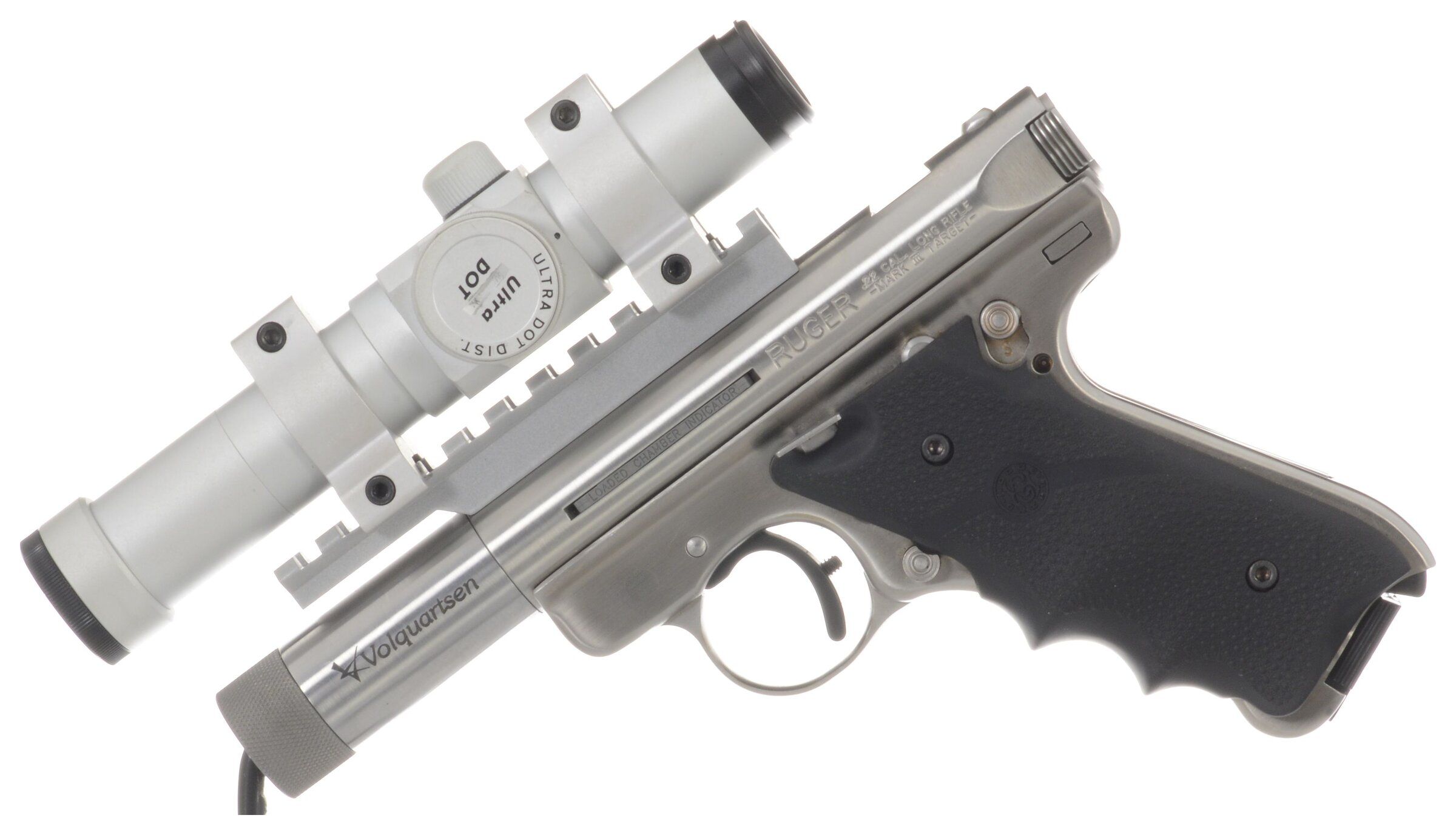 Volquartsen Custom Ruger Mark III Target Pistol with Case | Rock Island ...