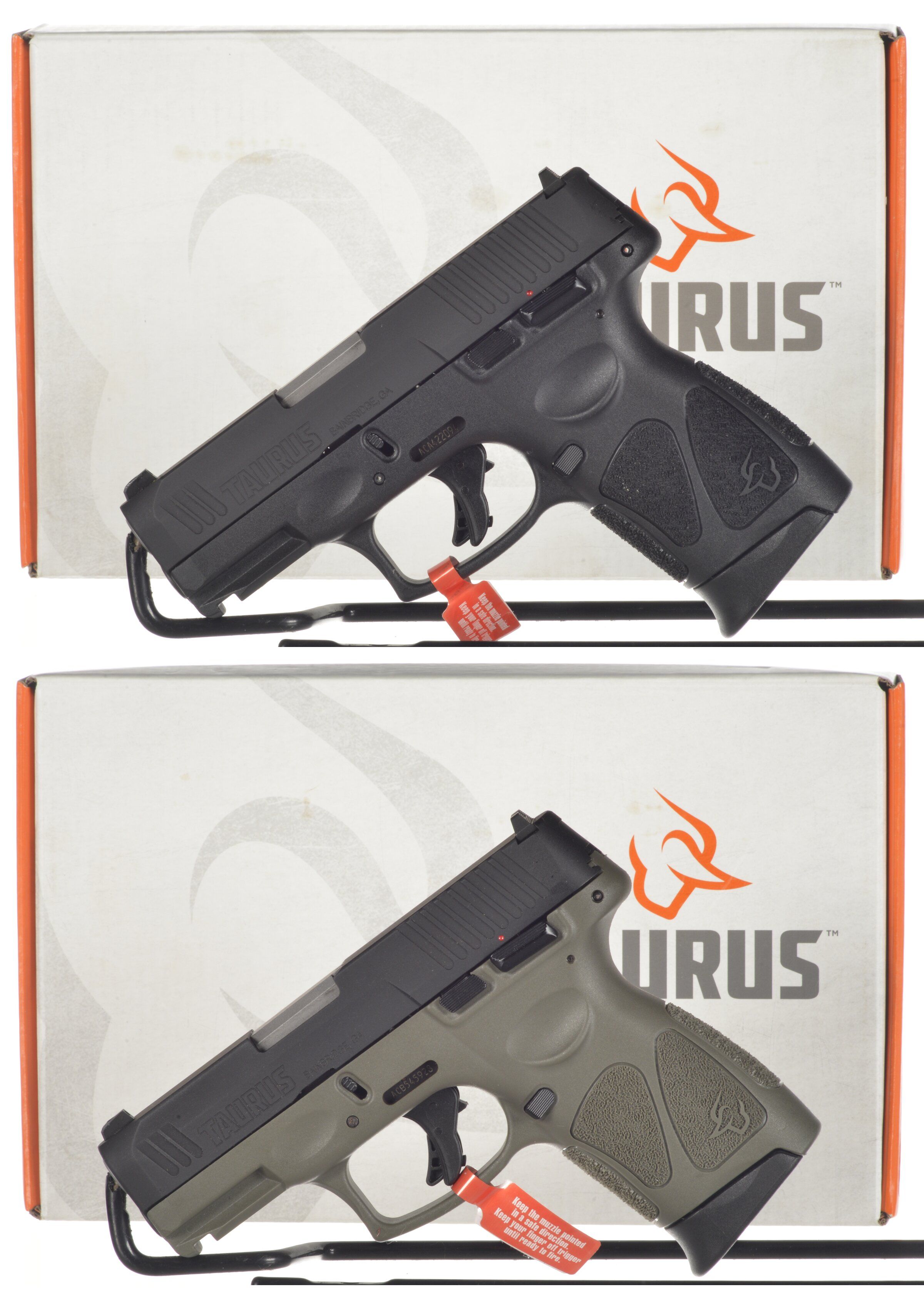 Two Taurus G3C Semi-Automatic Pistols with Boxes | Rock Island Auction