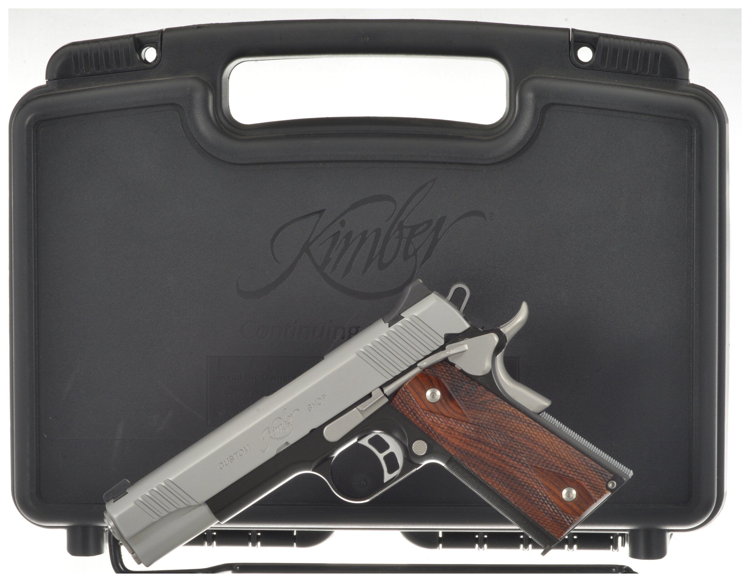 Kimber Custom Cdp Ii Semi Automatic Pistol With Case Rock Island Auction