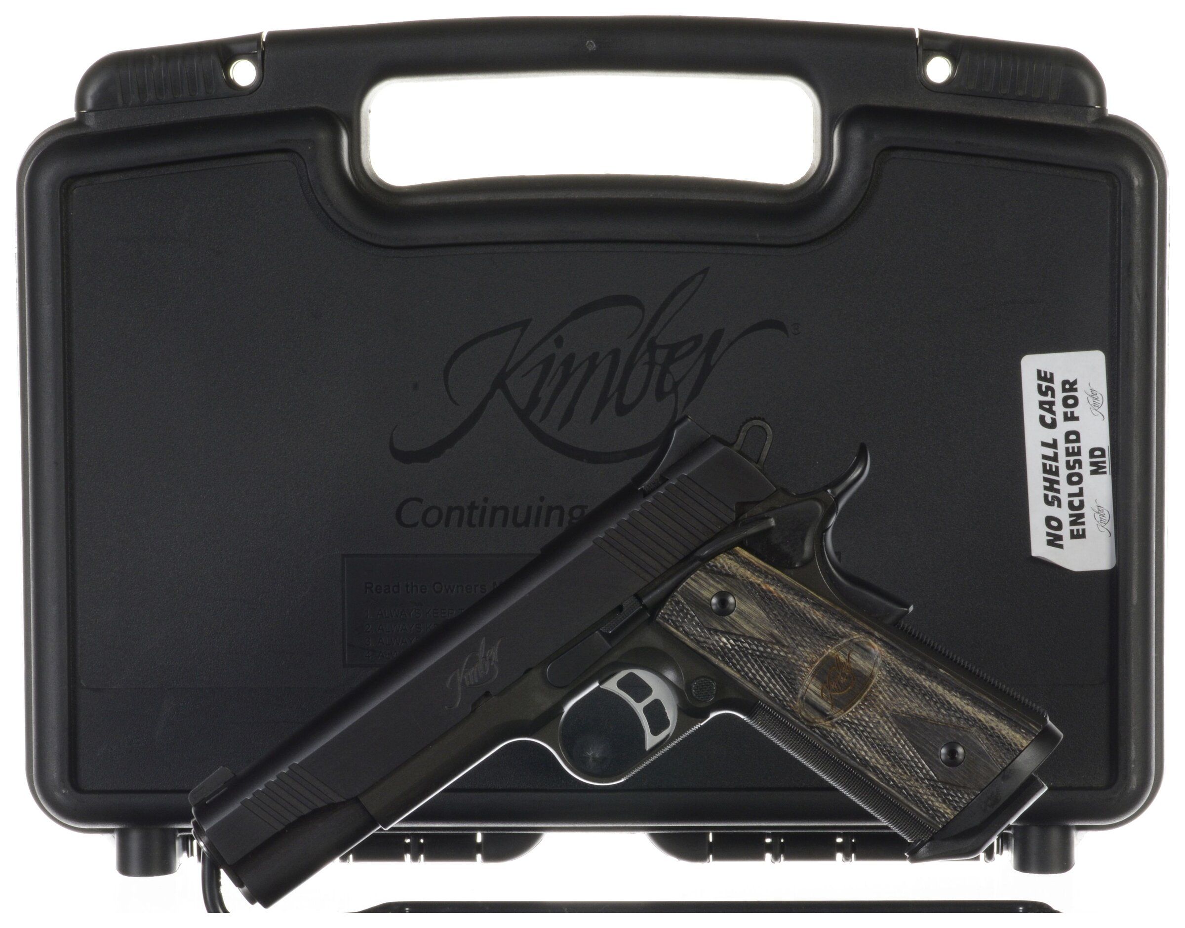 Kimber Tactical Custom II Semi-Automatic Pistol with Case | Rock Island ...